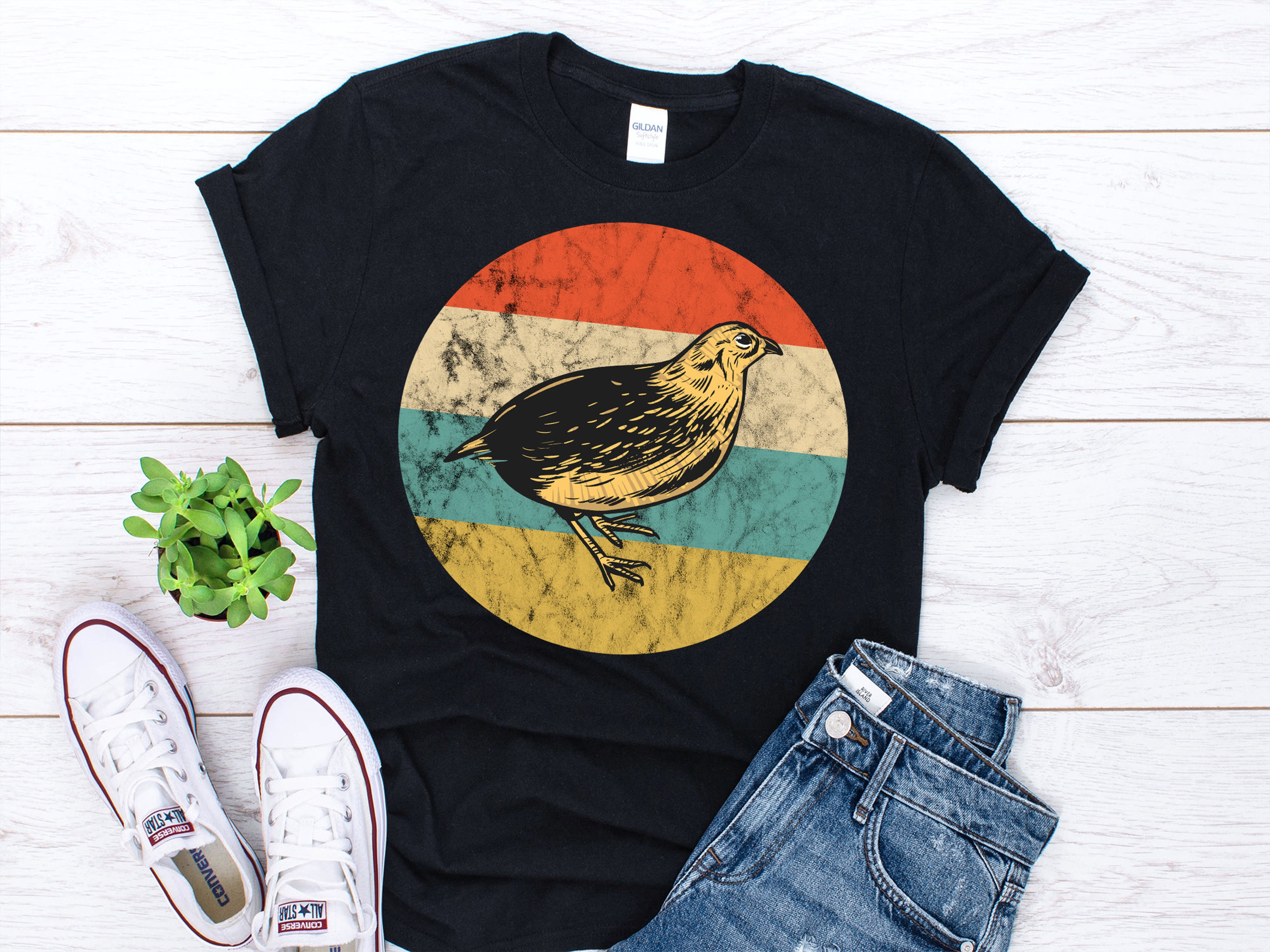 Retro Quail Shirt, Quail Shirt, Quail Gifts, Quail Hunter Gifts ...