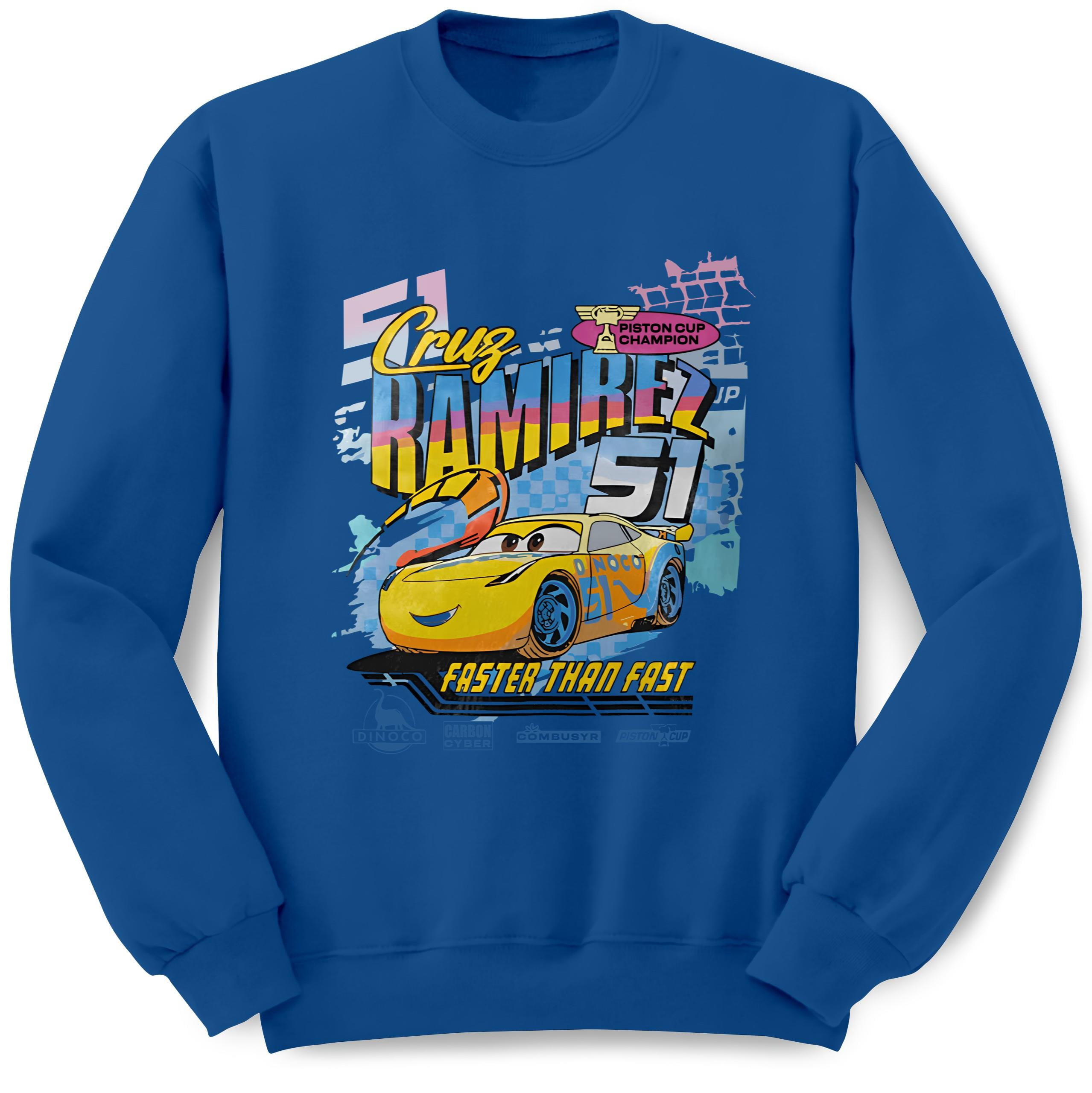 Retro Racing Cars Shirt - Faster Than Fast Tee - Walmart.com