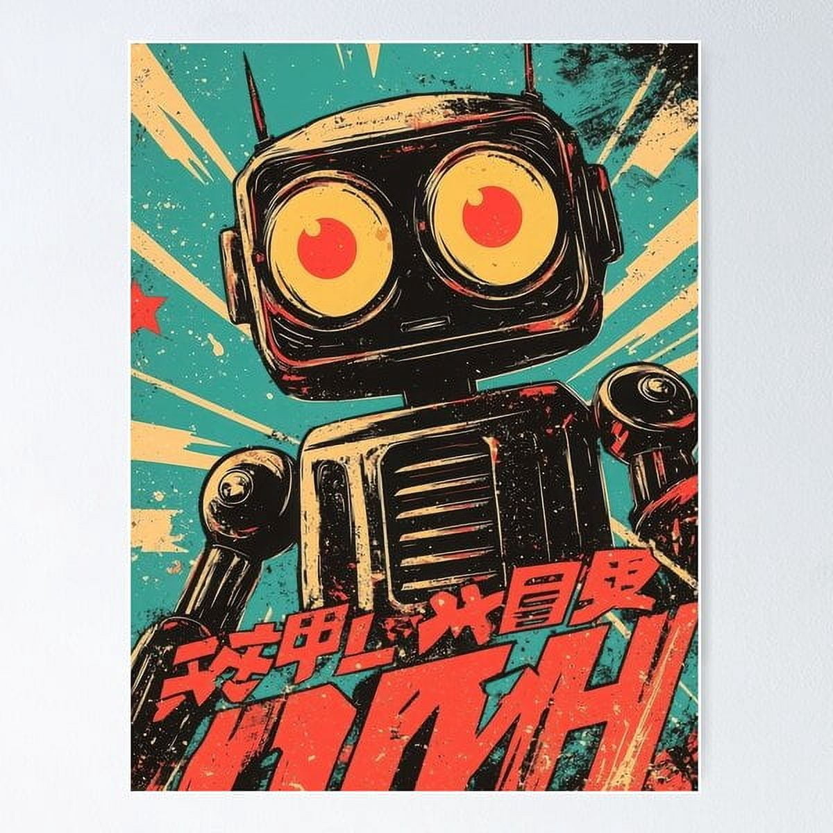 Retro Radiance Ranger Poster Wall Art, Modern Wall Decor For Living ...