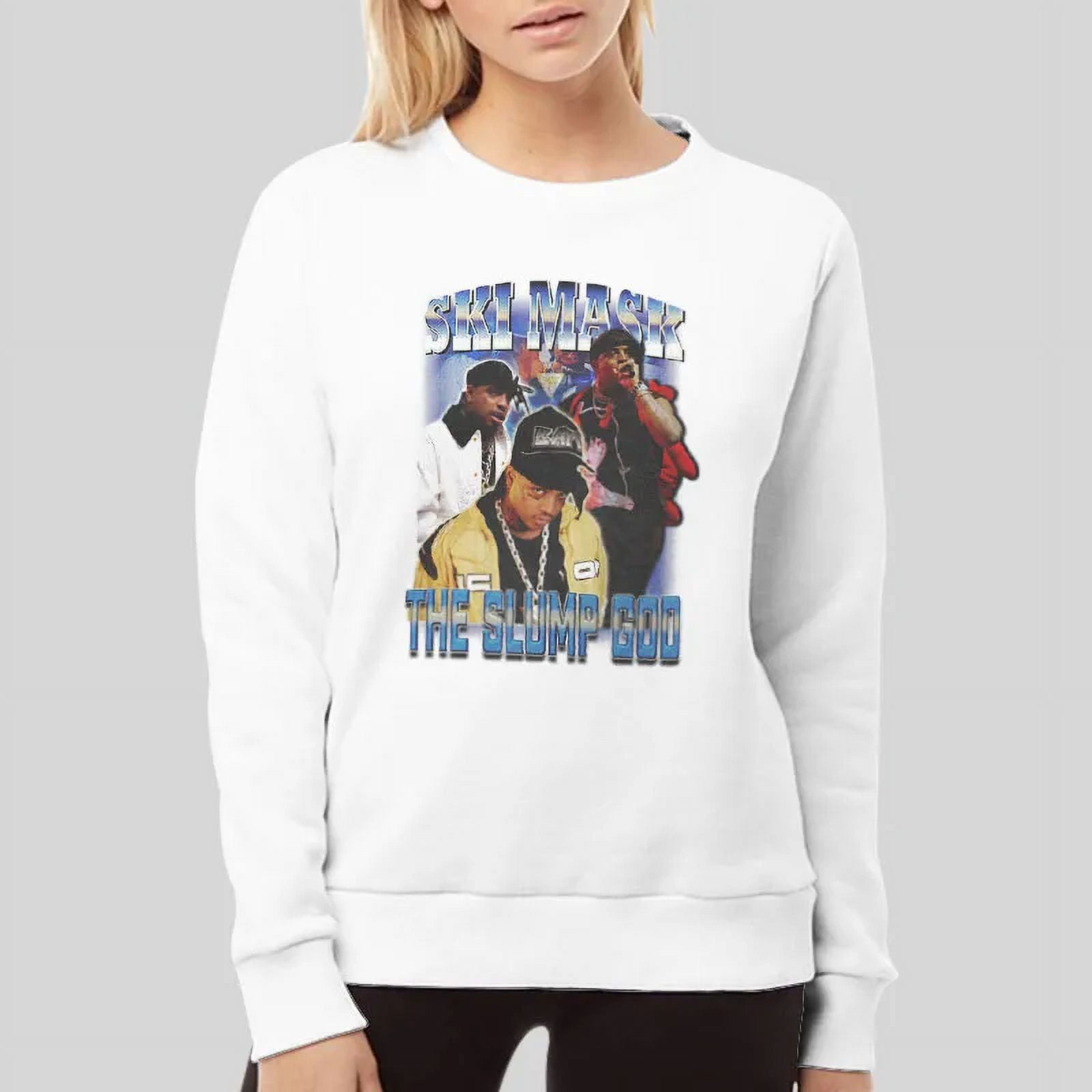 Retro Rapper Ski Mask The Slump God SweasweaSweatshirt - Walmart.com