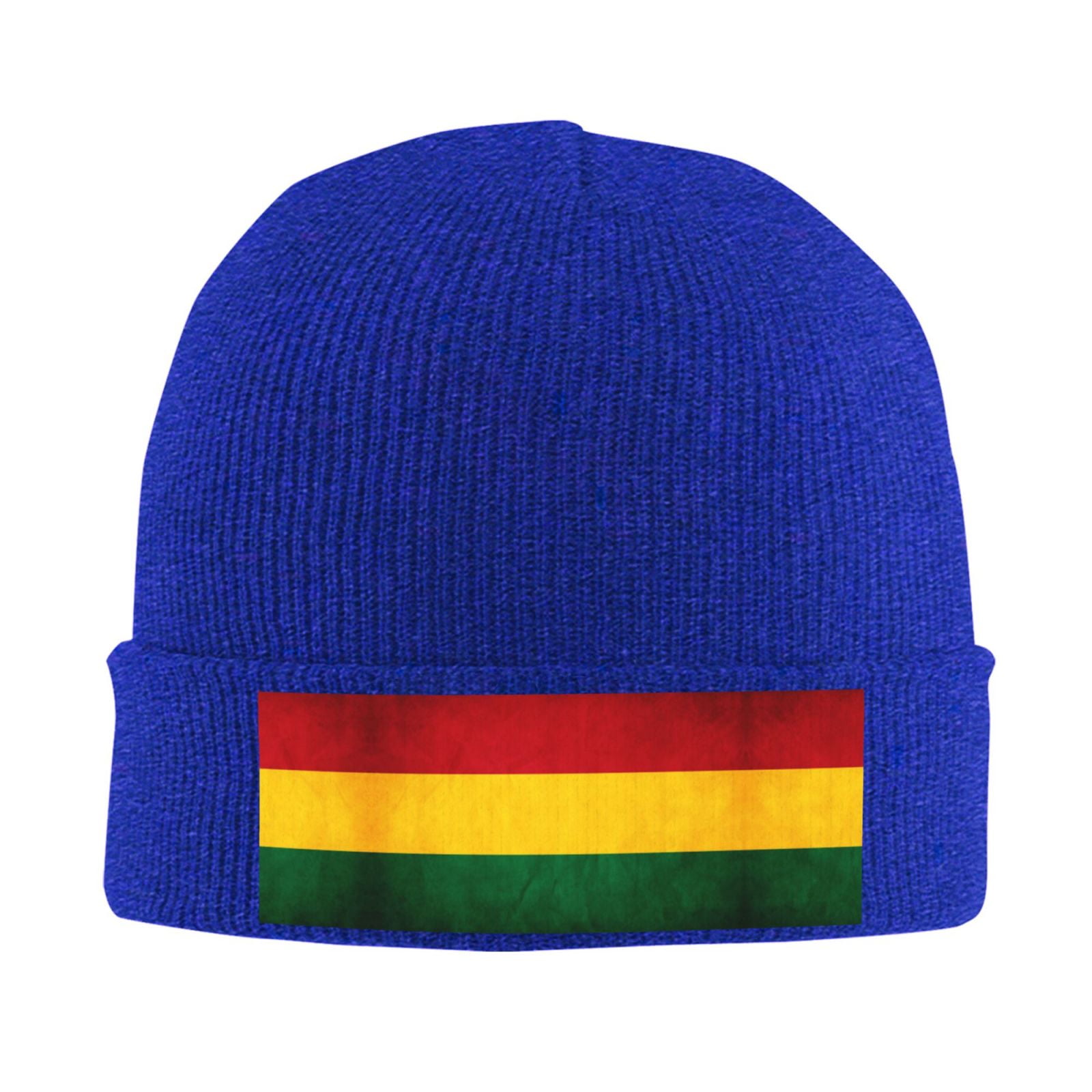 Retro Reggae-Rastafarian Flag Winter Beanie Hats for Men Women Warm ...