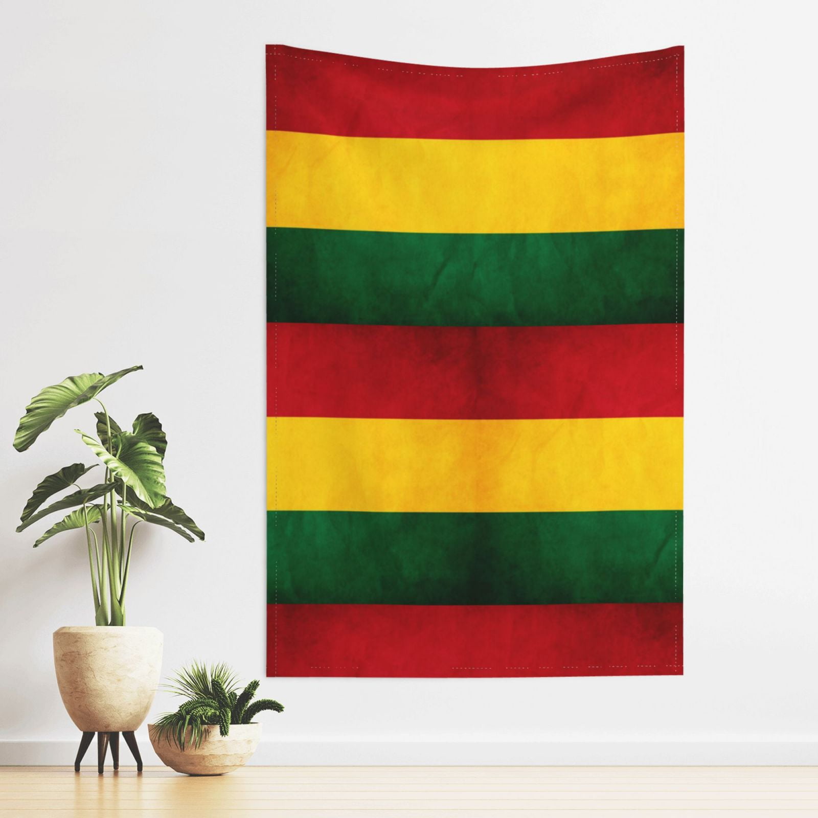 Retro Reggae-Rastafarian Flagtapestry For Bedroom Aesthetic Tapestry ...