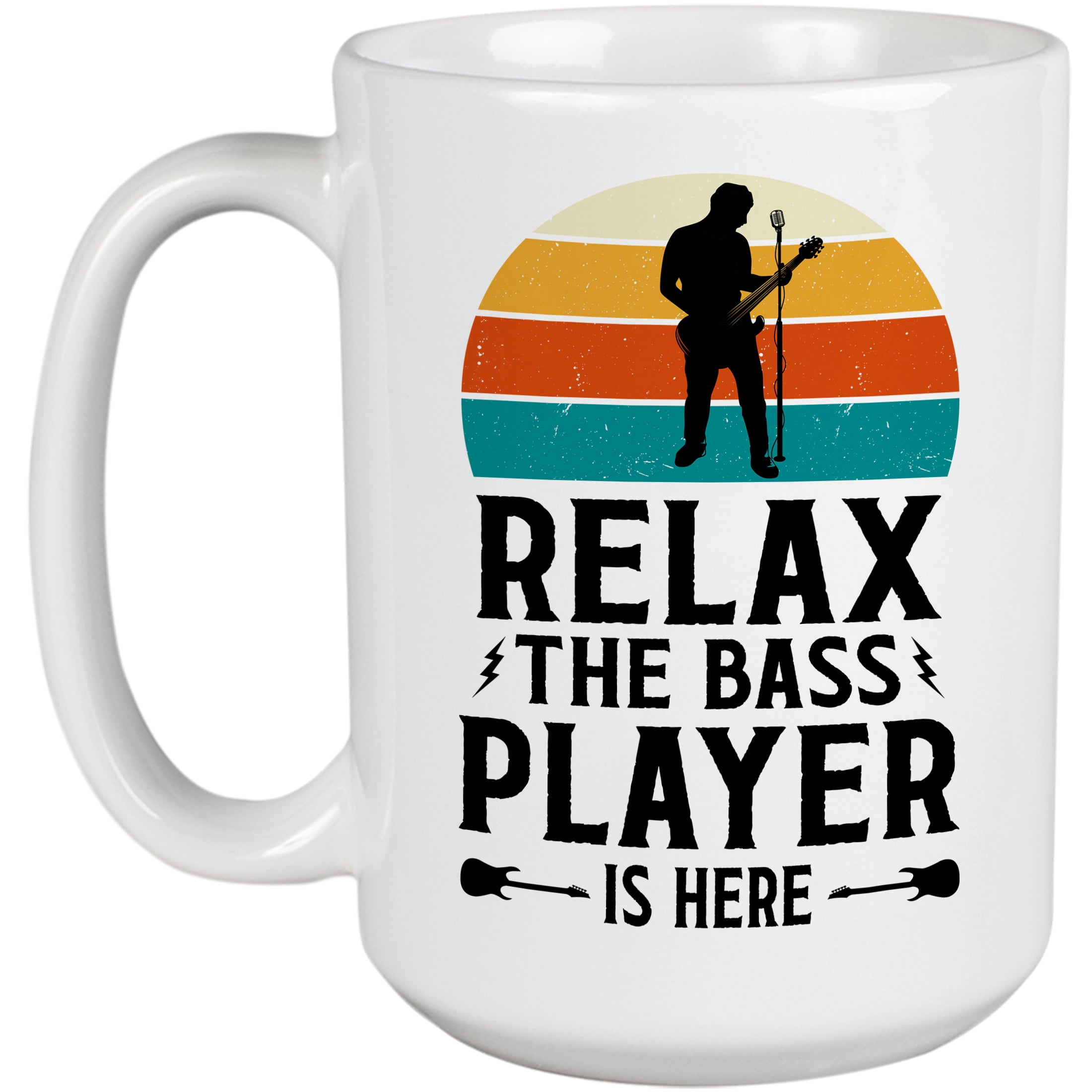 Retro Relax, The Bass Player Is Here, Bassist or Bass Guitarist ...