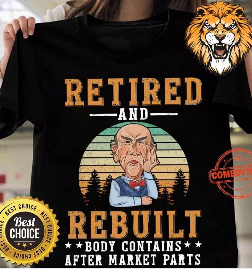 Retro Retired And Rebuilt T-Shirt - Walmart.com