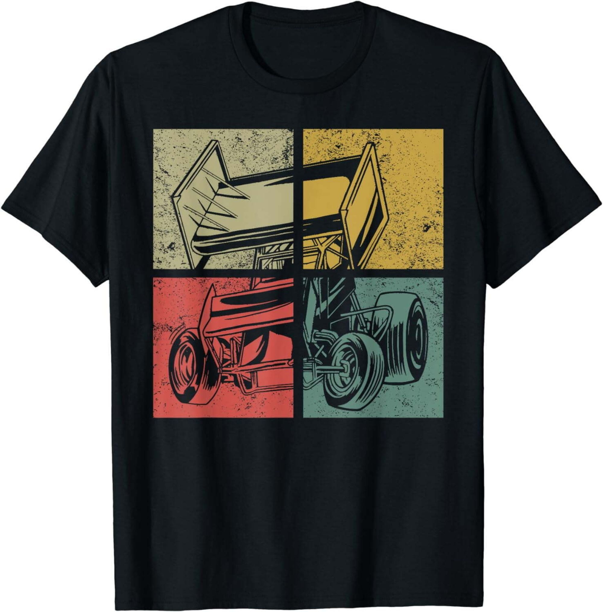 Retro Revival: Vintage Dirt Track Racing Tee - Timeless Style for Today ...