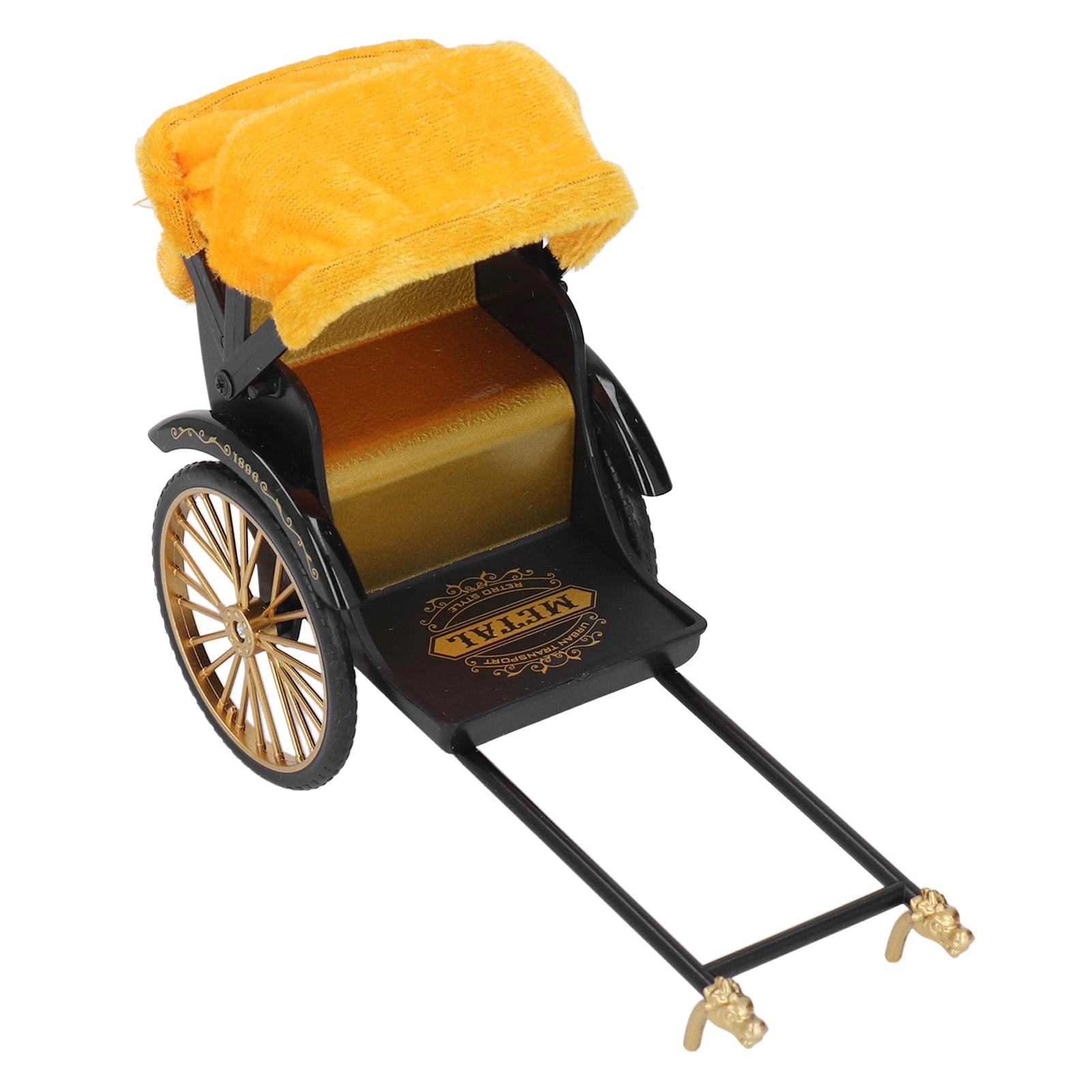 Retro Rickshaw Model Toy for Children Simulation Rickshaw Toy Rickshaw ...