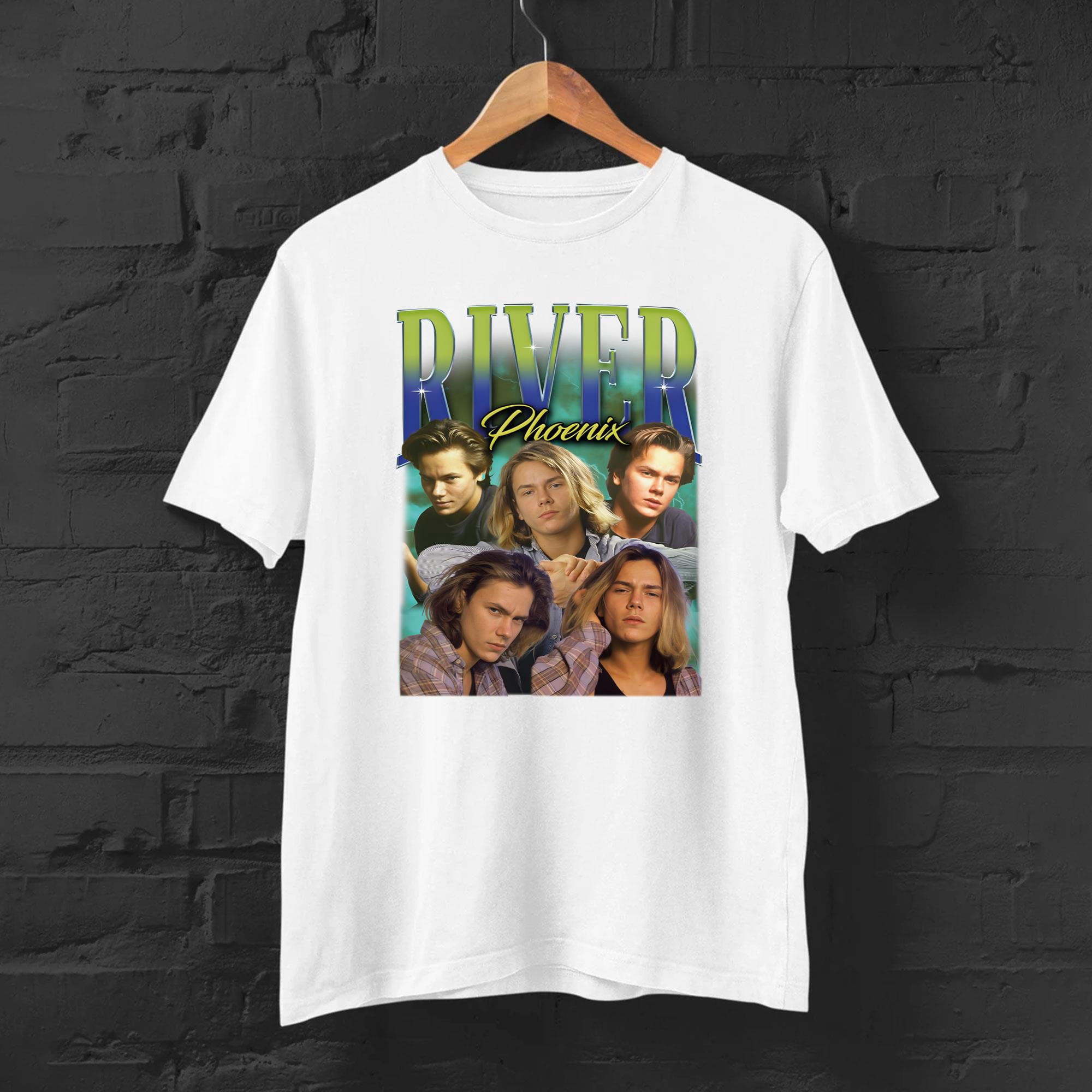Retro River Phoenix Shirt - River Phoenix Tshirt,River Phoenix T shirt ...