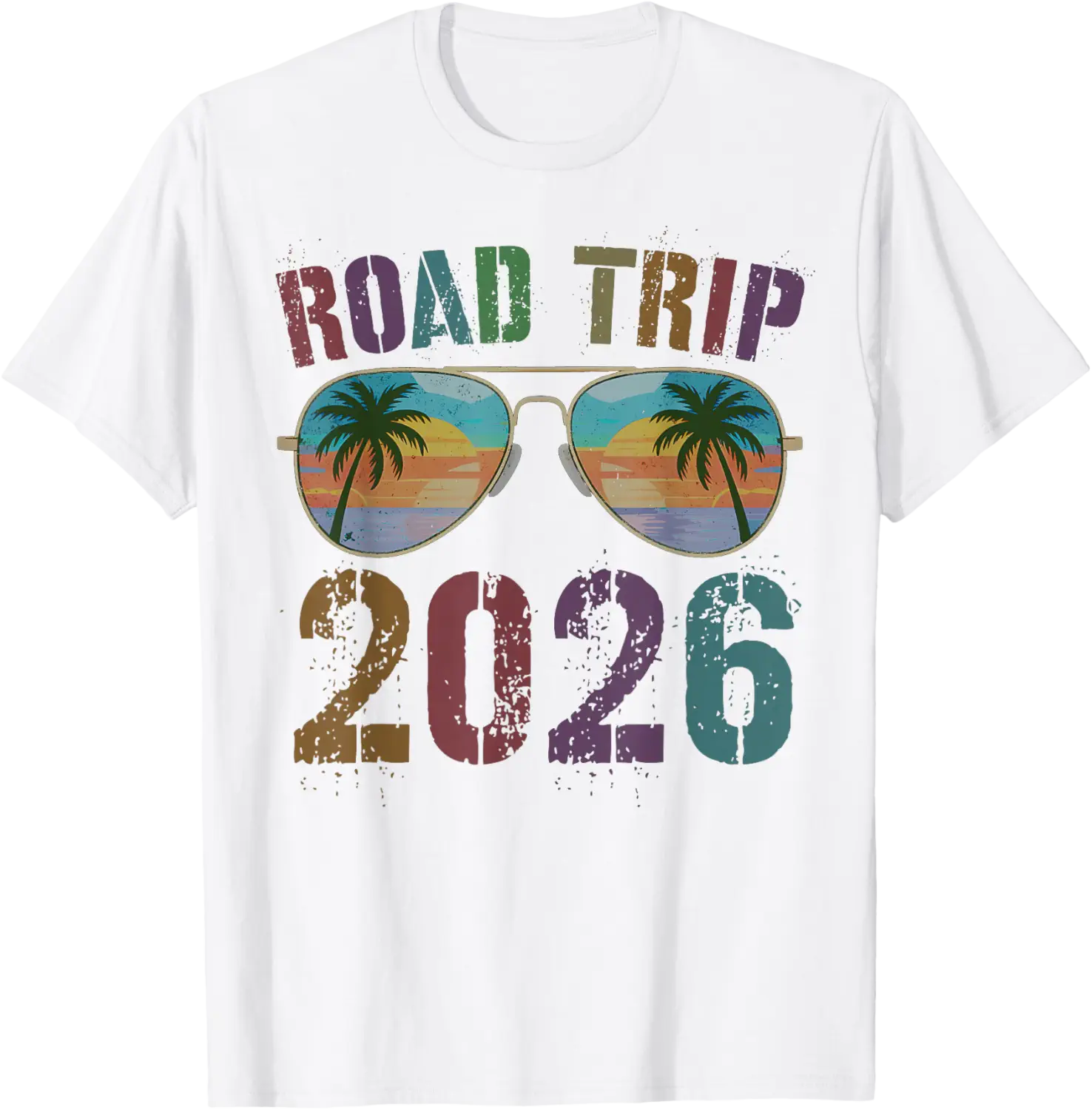 Retro Road Trip Girls Vacation Camp Spring Break Travel T-Shirt ...