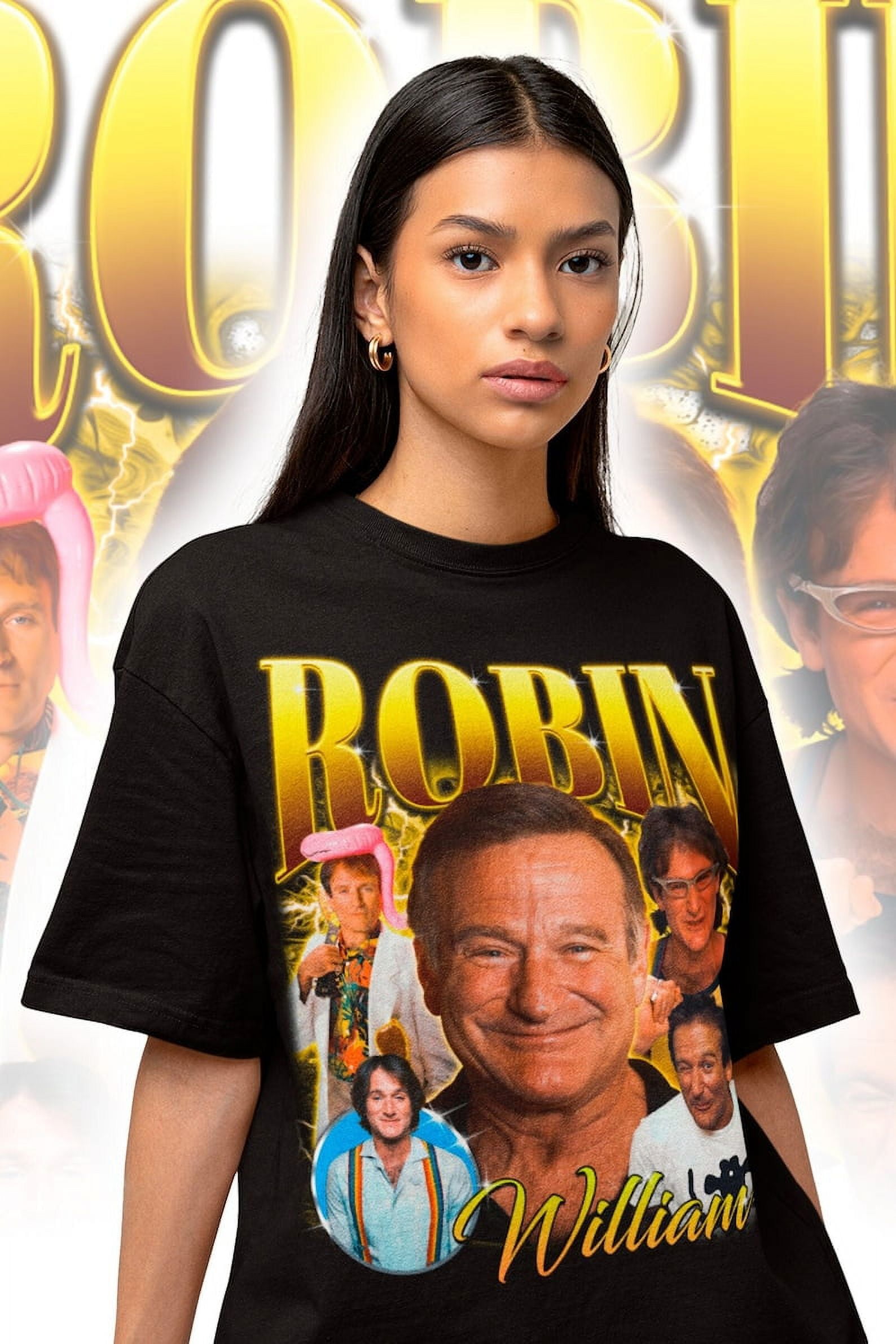 Retro Robin Williams T-shirt - Robin Williams - Robin Williams Homage ...