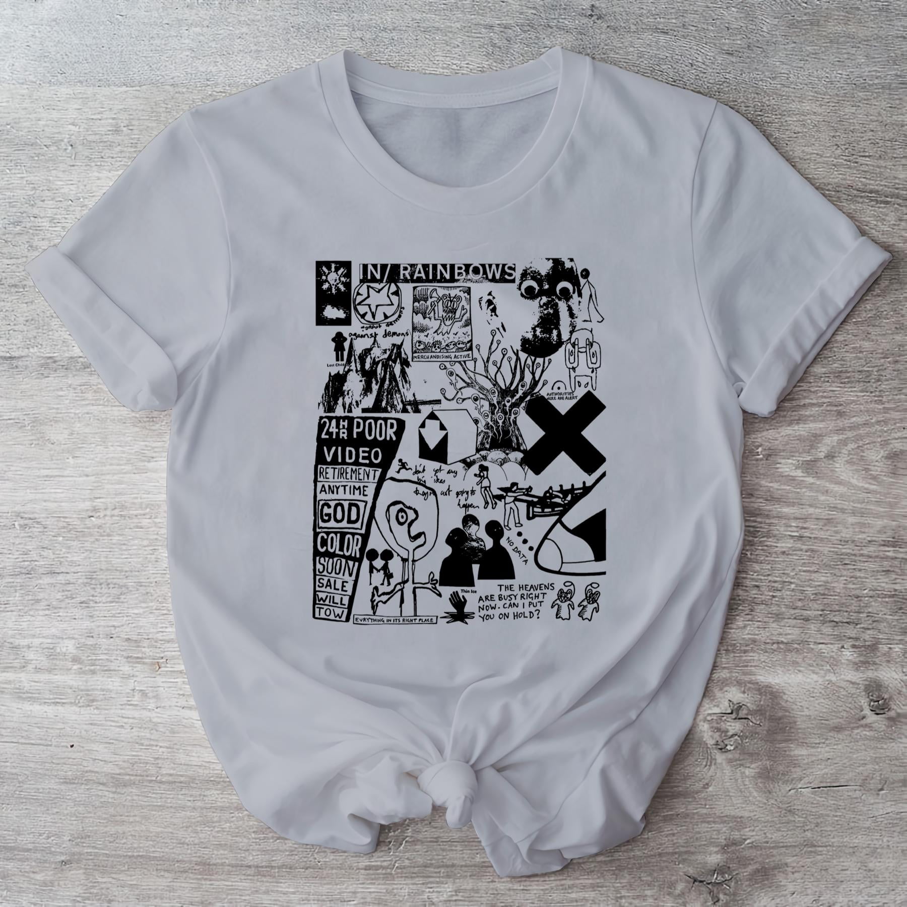 Retro Rock Band Concert Tour Graphic T-shirt - Vintage, Music Fan ...