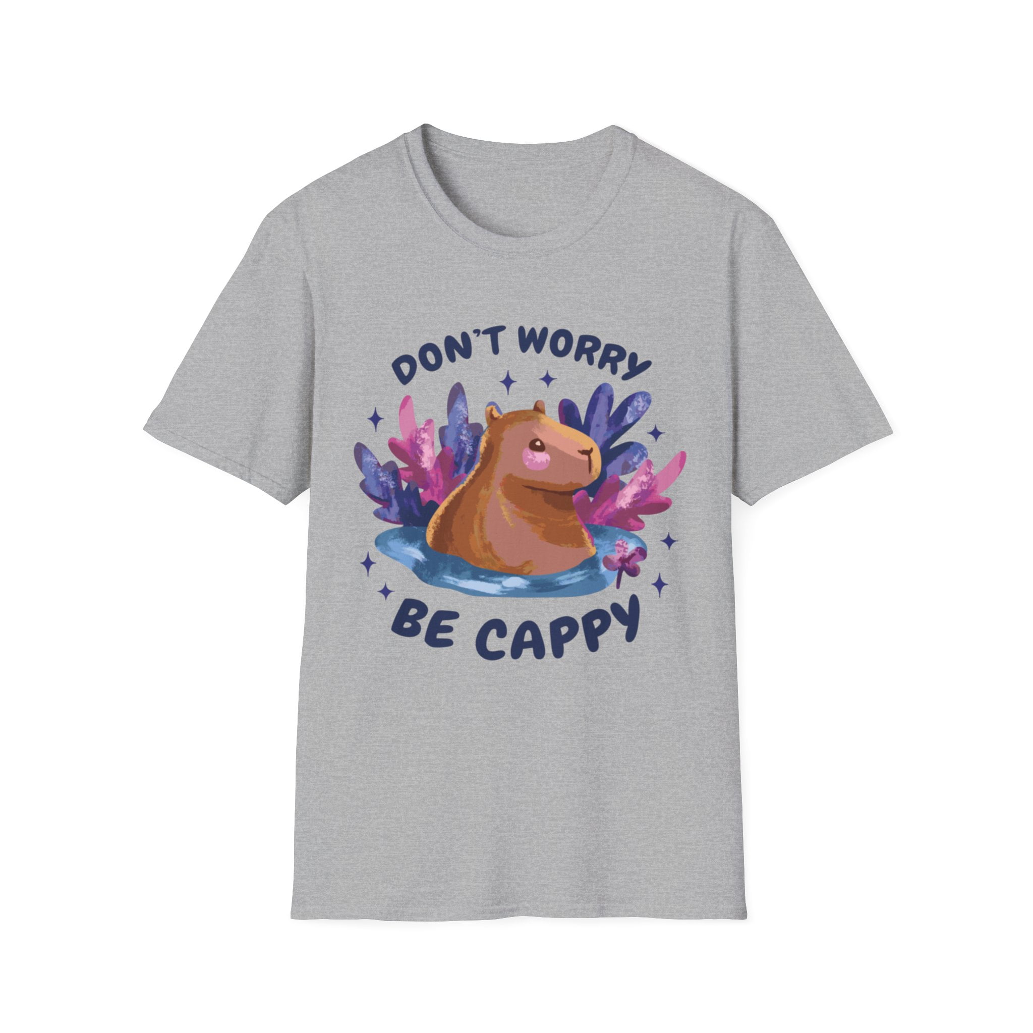 Retro Rodent Funny Capybara Dont Be Worry Be Cappy - Walmart.com