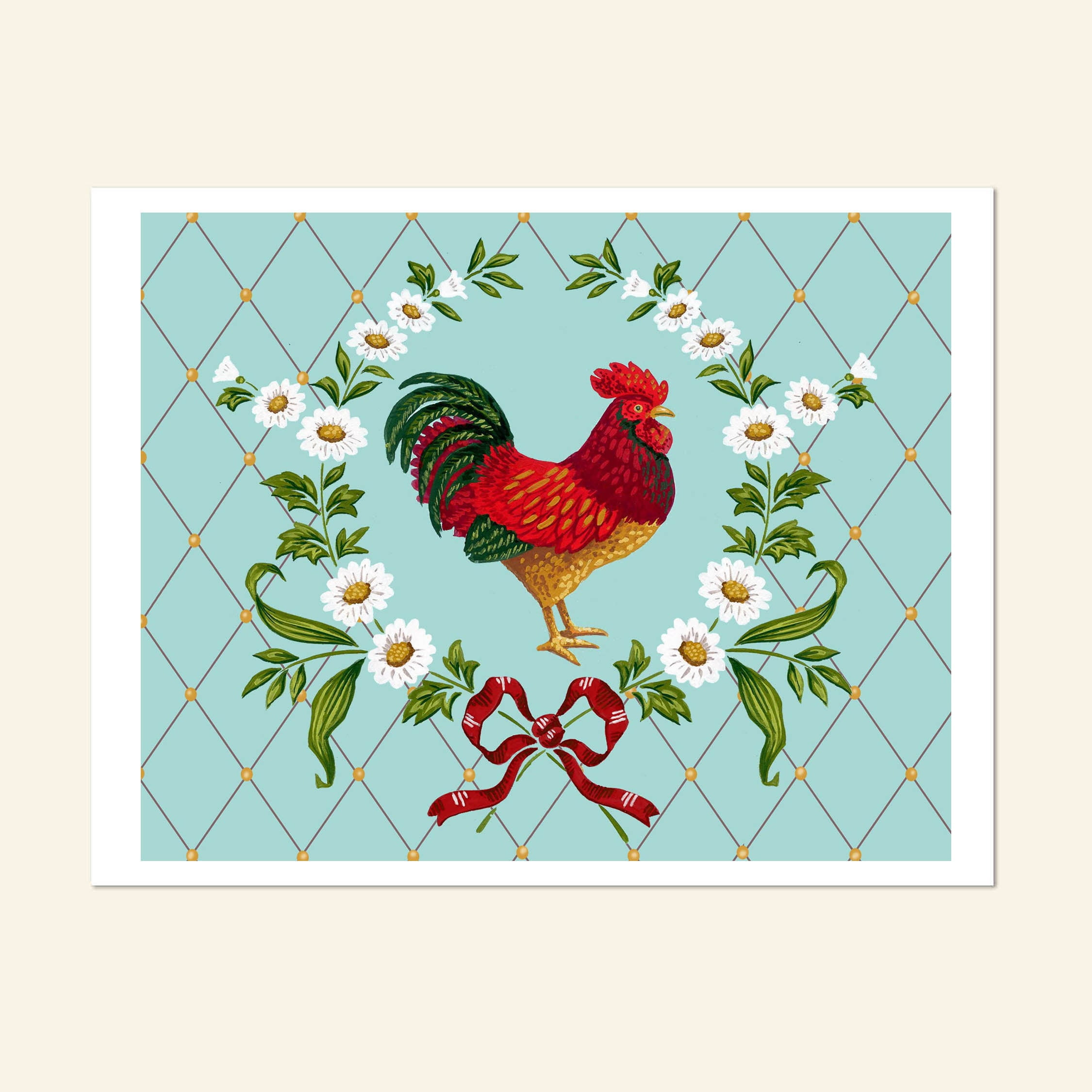 Retro Rooster Print,Rooster Art,Vintage Decor, Retro Decor, Kitchen ...