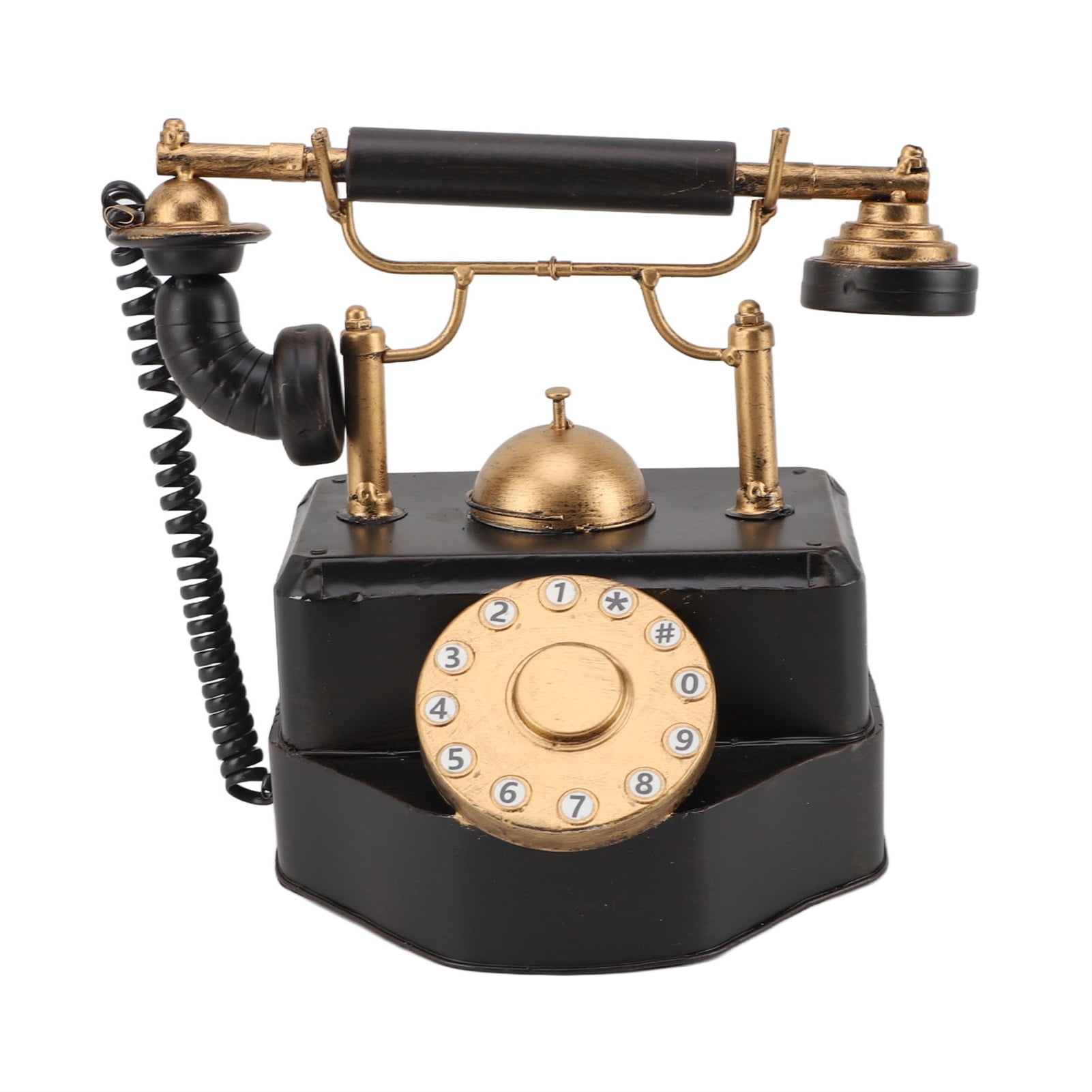 Retro Rotary Dial Phone Vintage Rotary Telephone Decor Statue Artist ...