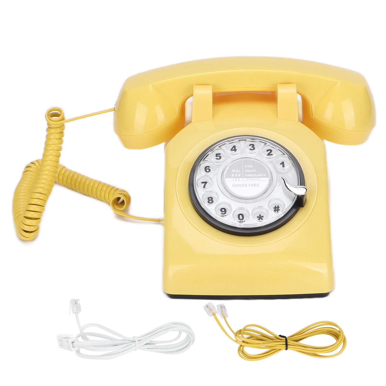 Retro Rotary Landline 60s Old Fashioned Classic Rotary Dial Wired Fixed ...