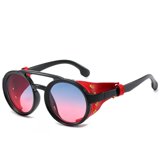 Retro Round Frame Sunglasses with UV400 Protection, Vintage Style ...