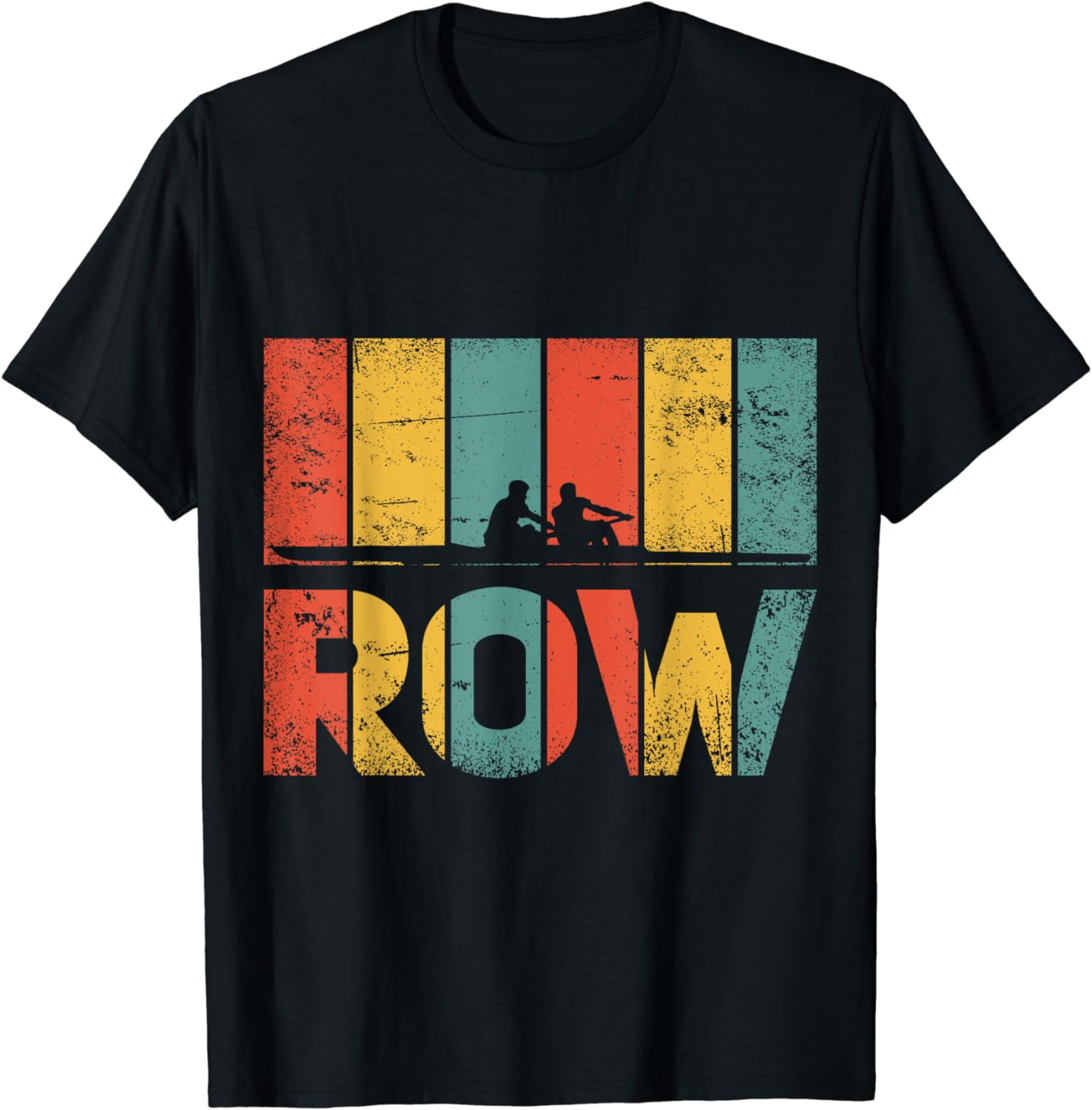 Retro Rowing Crew Boat Gift I Rower Row Team T-Shirt - Walmart.com