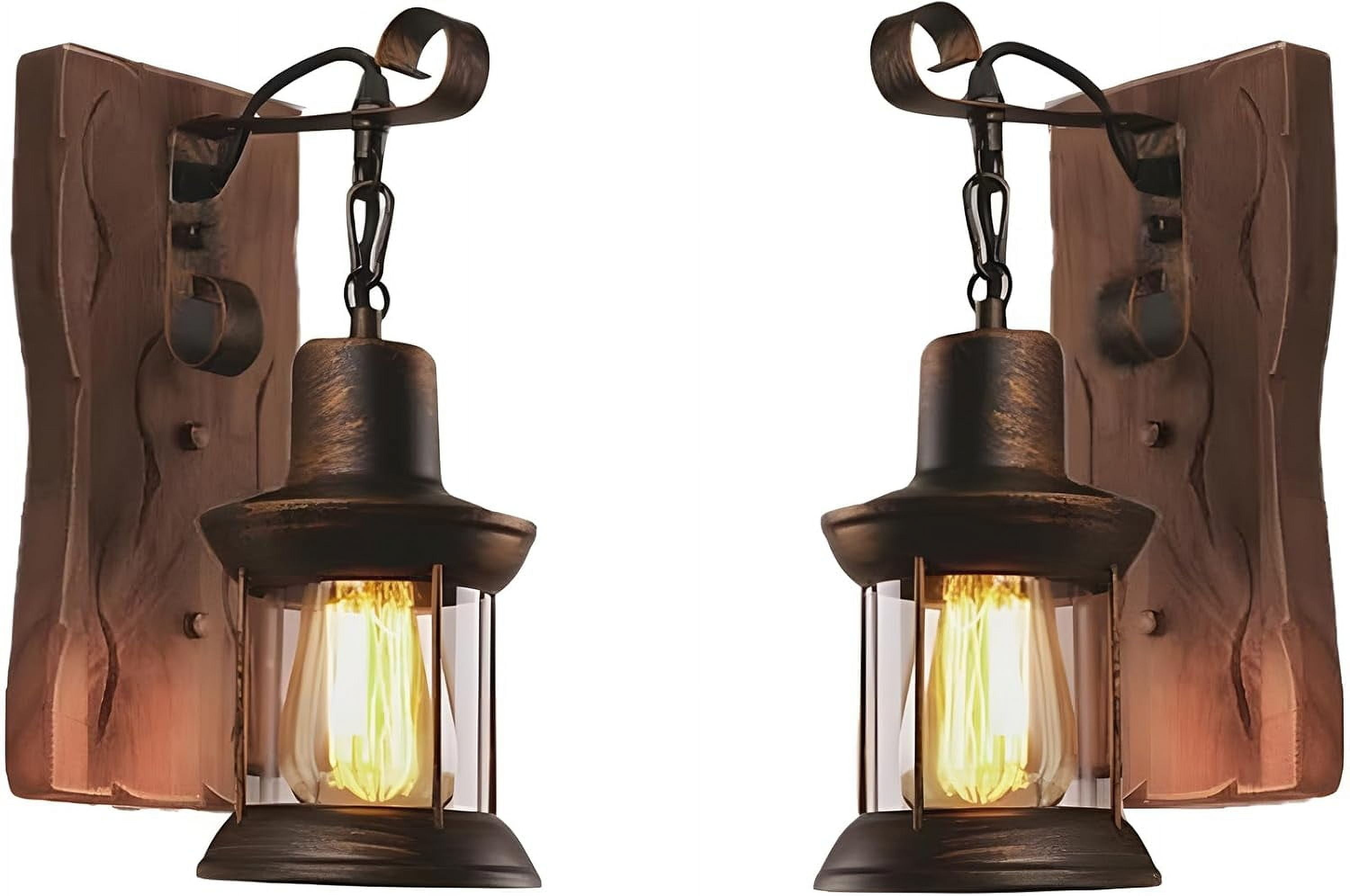 Retro Rustic Wall Sconces, Industrial Vintage Wall Light Fixtures ...