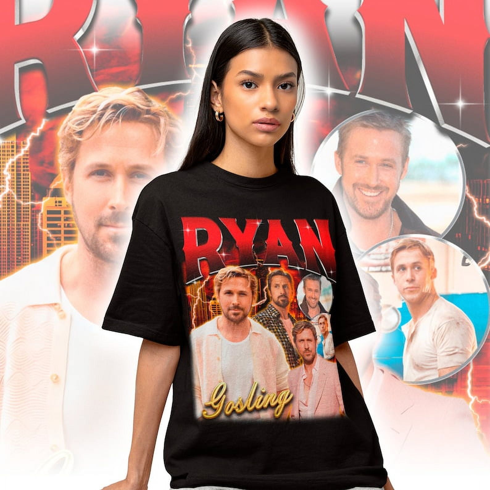 Retro Ryan Gosling Shirt - Ryan Gosling - Ryan Gosling Merch - Ryan ...
