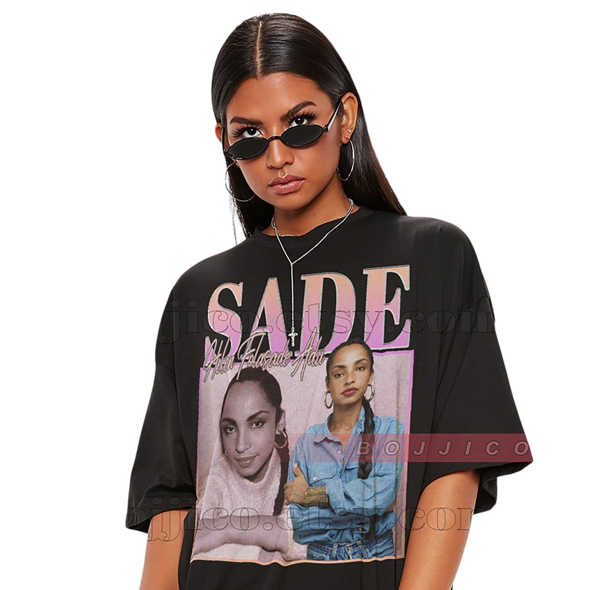 Retro Sade Adu Legend Singer Vintage Unisex Classic 2D T-Shirt - The ...