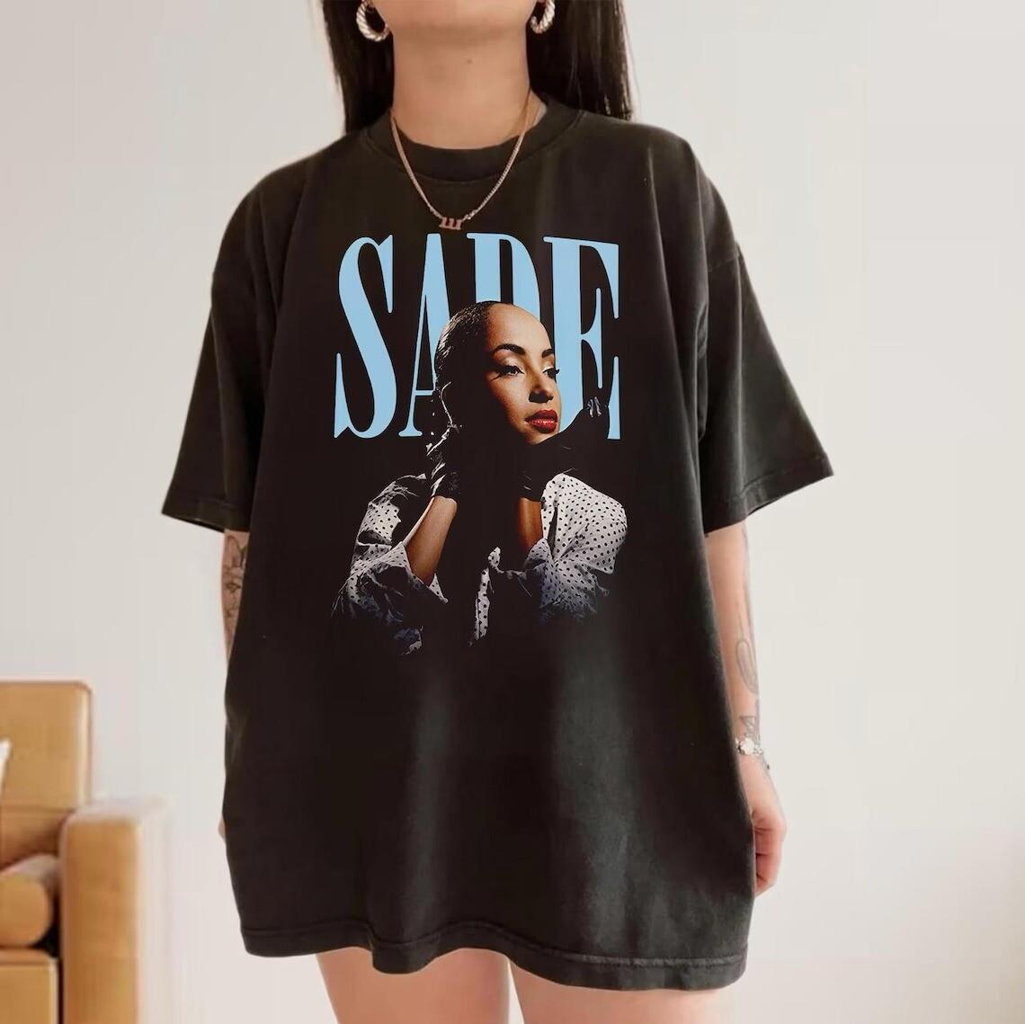 Retro Sade Concert Shirt Sade Adu Pop Music Tour 2024 Shirt - Walmart.com
