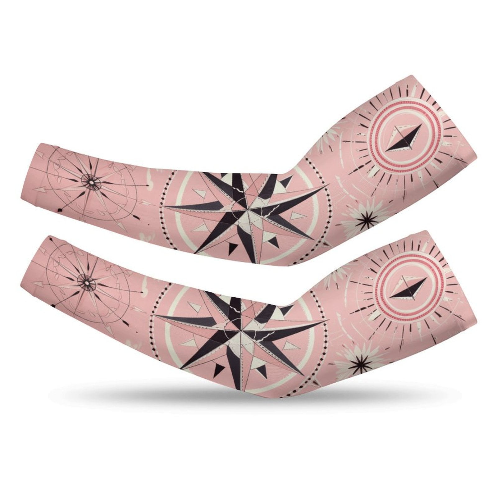 Retro Sail Cooling Arm Sleeves For Men & Women Sunscreen Arm Cover For ...