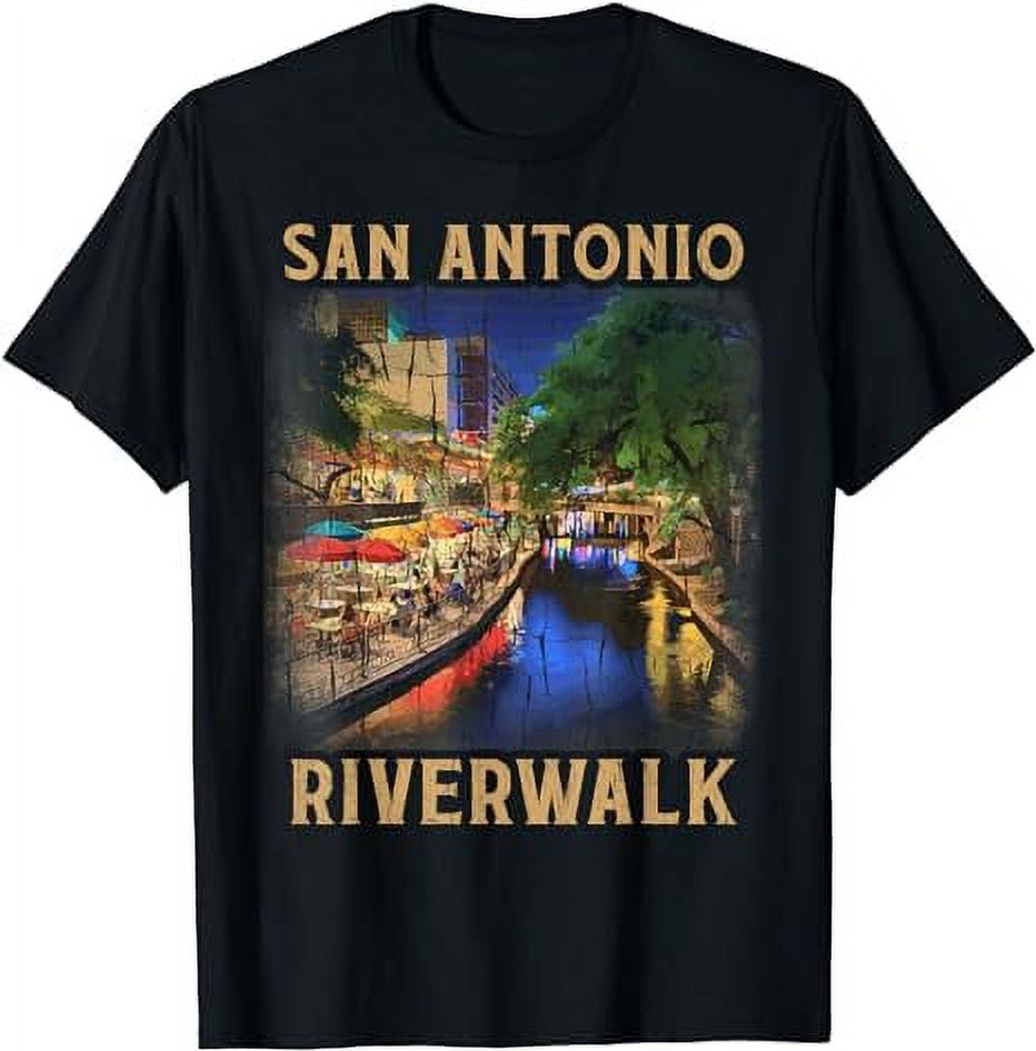 Retro San Antonio Riverwalk Shirt Vintage Texas River Walk T-Shirt ...
