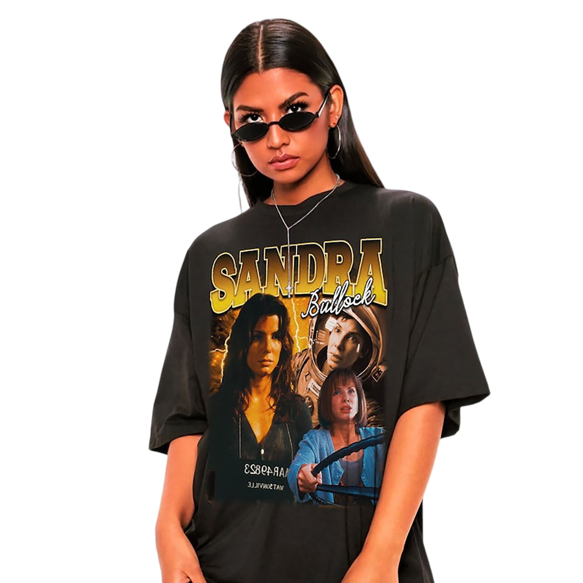 Retro Sandra Bullock Shirt, Sandra Bullock Tee - Walmart.com