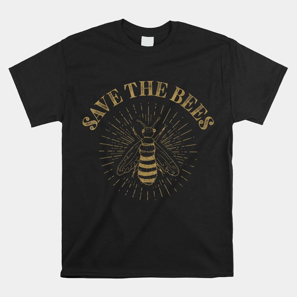 Retro Save The Bees Apiary Bee Beekeeper Shirt - Walmart.com