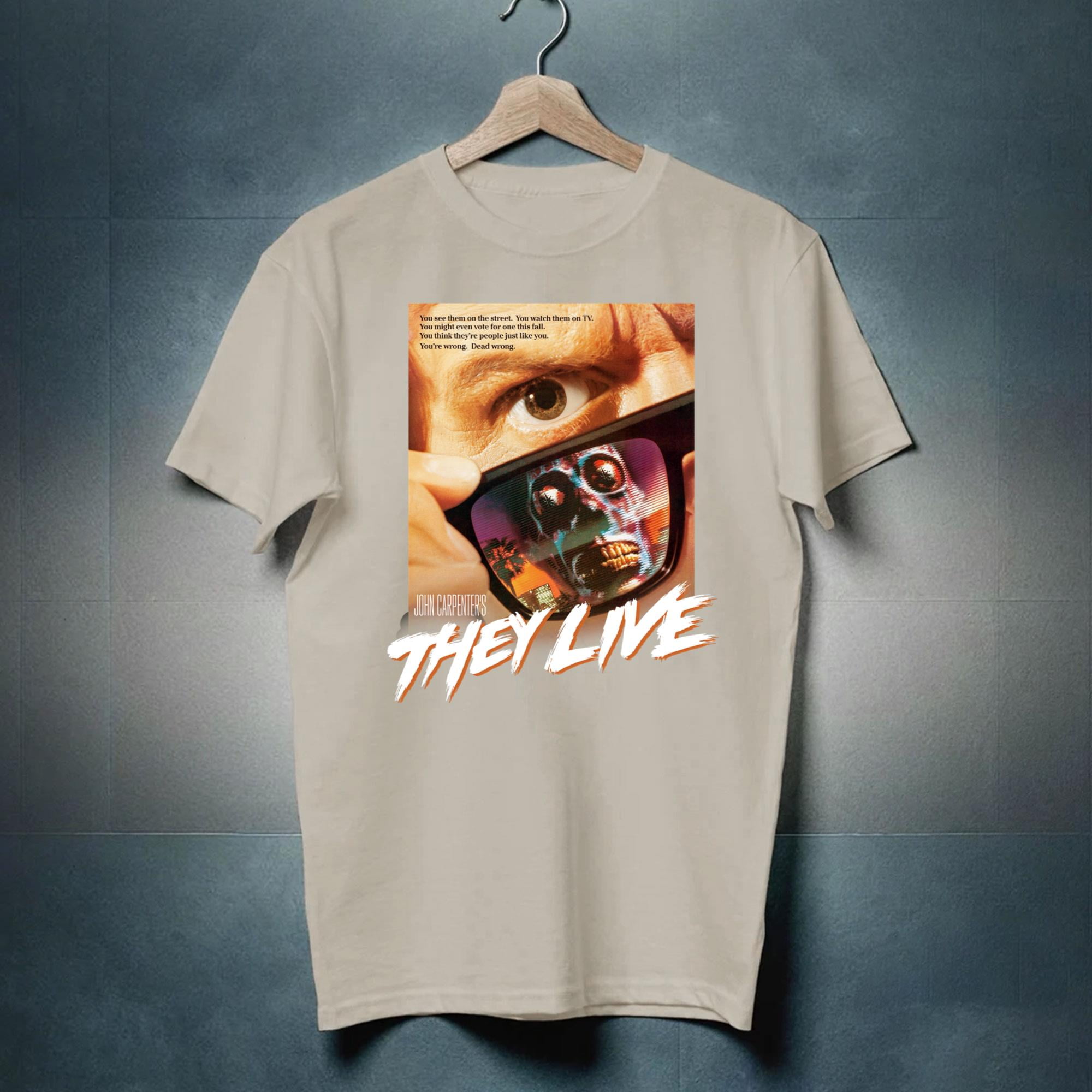Retro Sci-Fi Movie Inspired Poster T-Shirt - Black, Cult Classic Film ...
