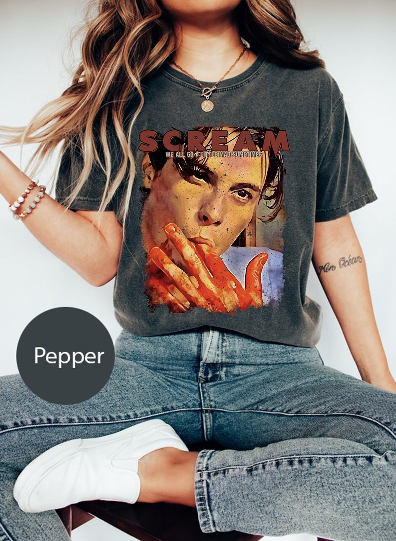Retro Scream Billy Loomis Comfort Colors Shirt, Let's Watch Scary Movie ...