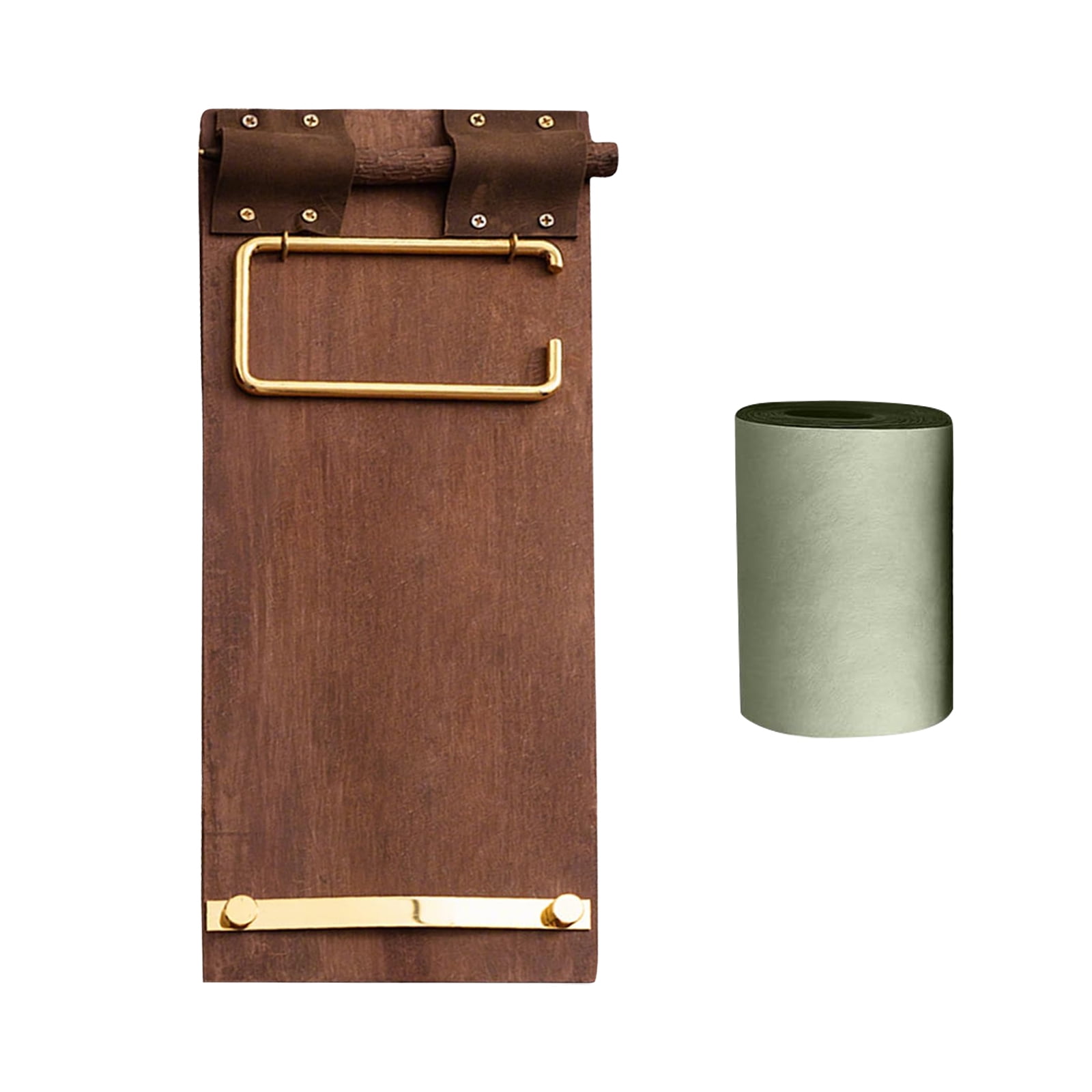 Retro Scroll Notebook Set, Kraft Paper Scrolls with Wall Mount or Flat ...