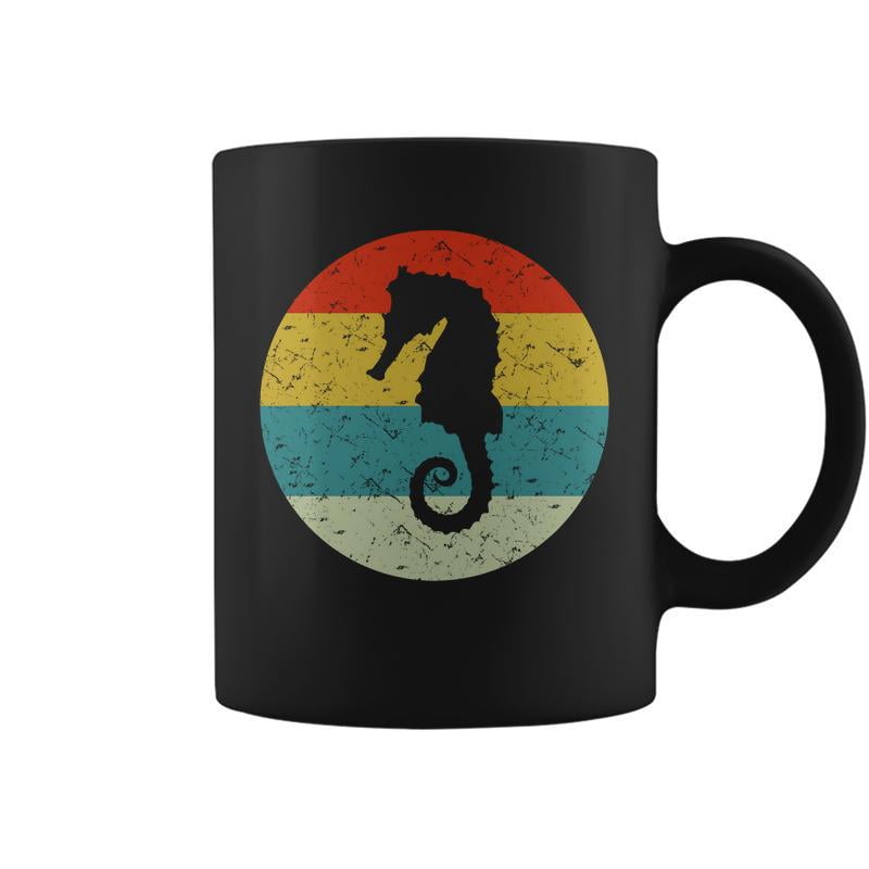 Retro Seahorse Graphic Design Printed Casual Daily B - Walmart.com