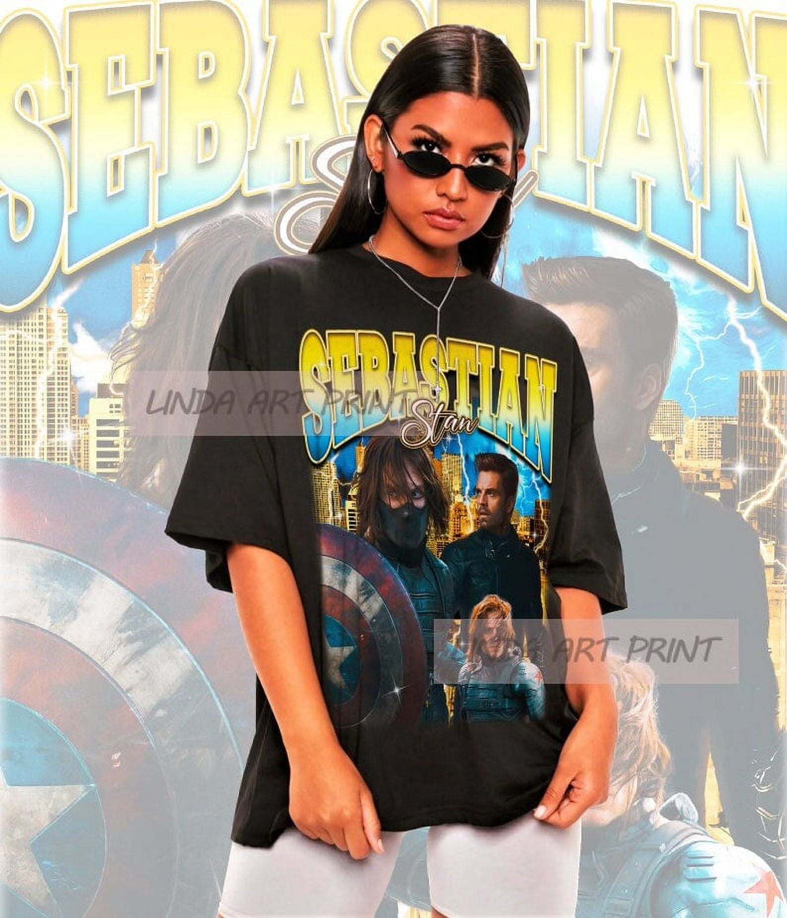 Retro Sebastian Stan Shirt -Sebastian Stan Sweatshirt,Sebastian Stan T ...