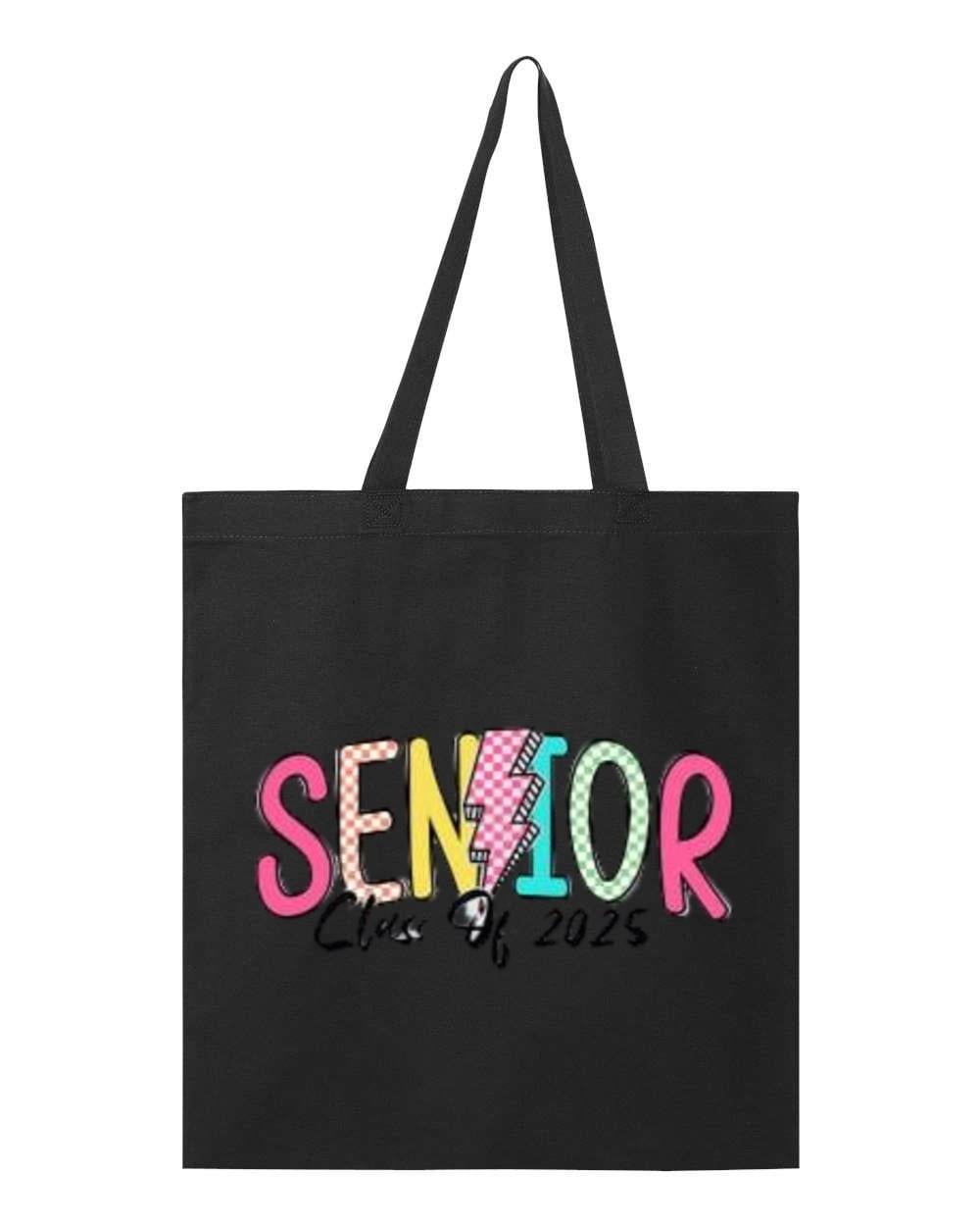 Retro Senior Class of 2025 Bold Graduation Throwback Style Tote Bag ...
