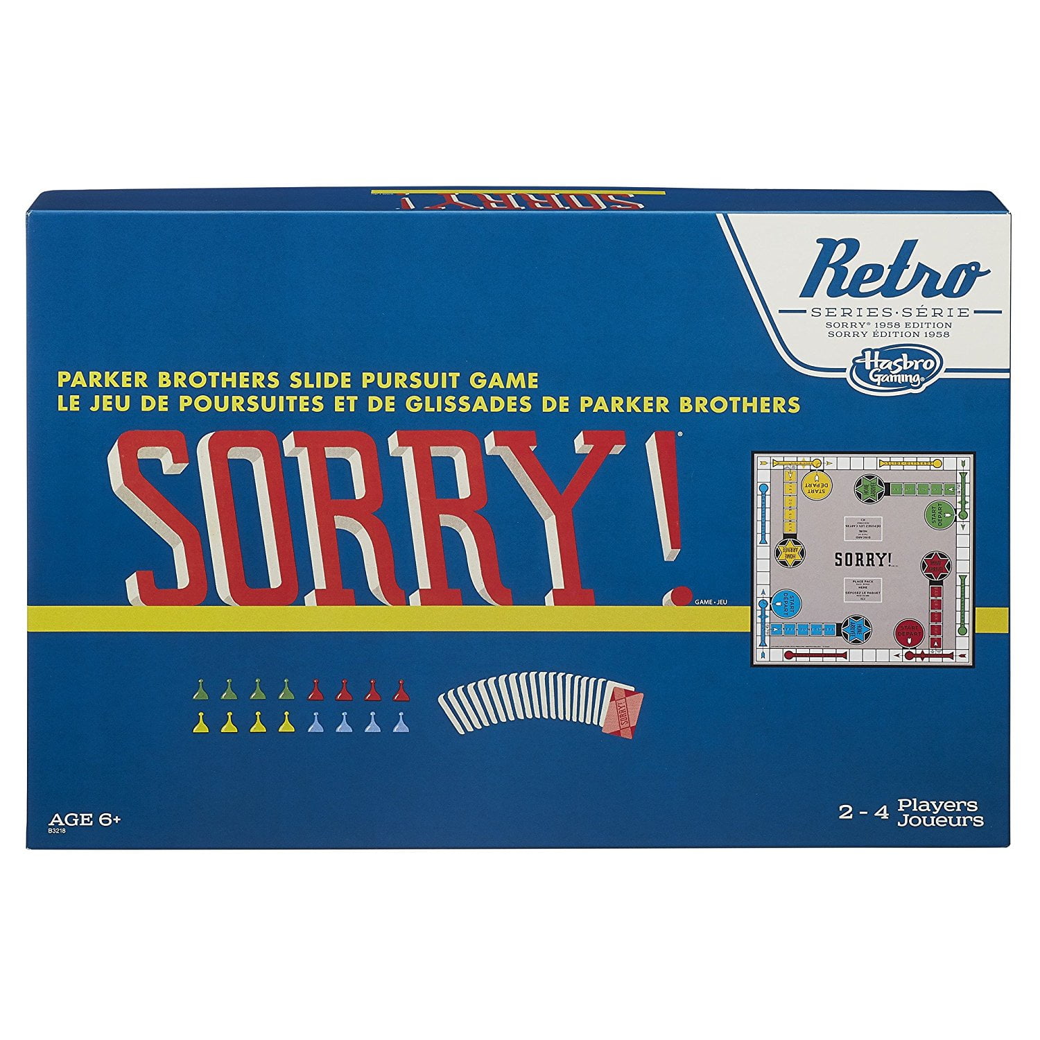 Retro Series Sorry! 1958 Edition Game - Walmart.com