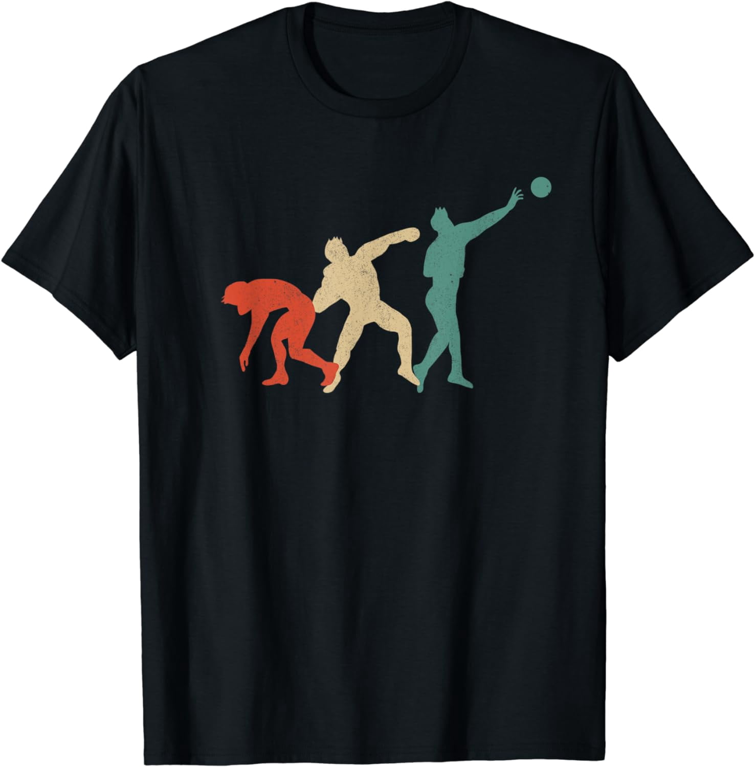 Vintage Short Putter Track And Field Retro Shot Put T-Shirt - Walmart.com