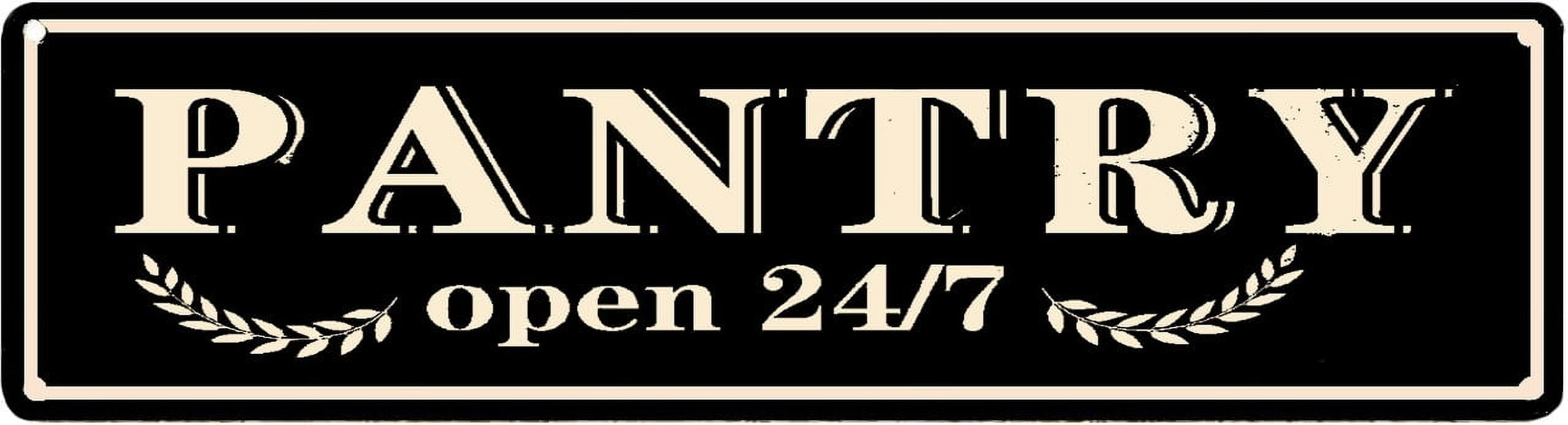Retro Sign Metal Tin Sign Pantry Statement Farmhouse Bathroom Wall ...