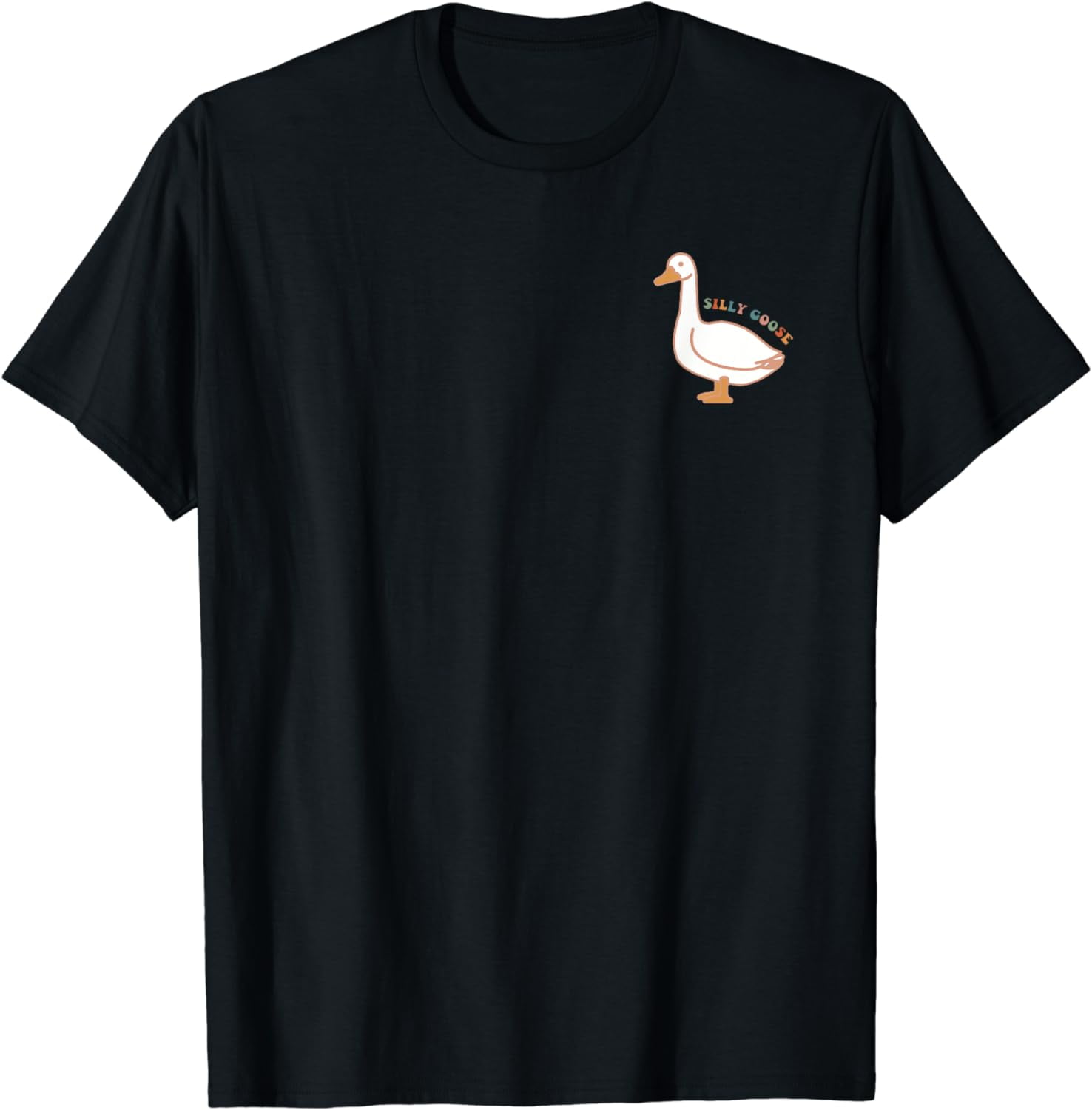 Retro Silly Goose Club Groovy Funny Bird Meme Men Women T-Shirt ...