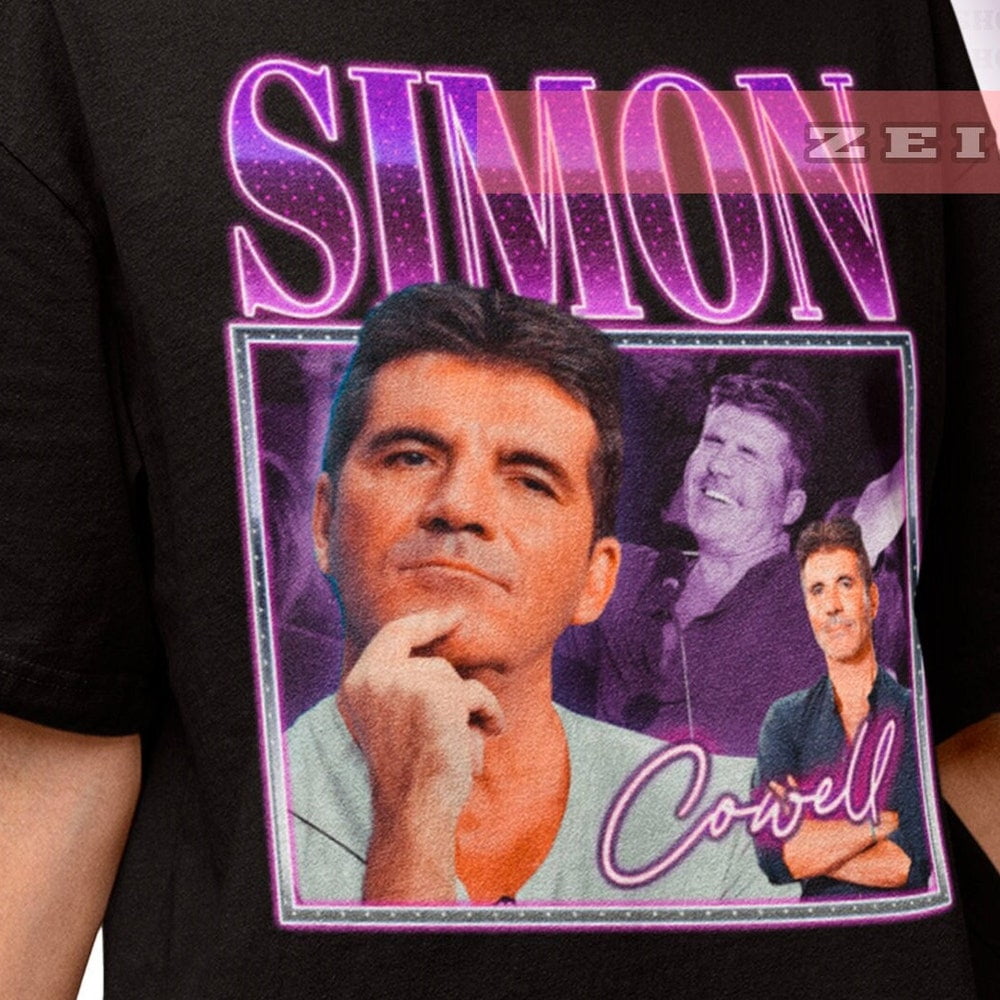 Retro Simon Cowell Shirt - Simon Cowell - Judge Tv American Idol - Randy Jackson, Paula Abdul ...