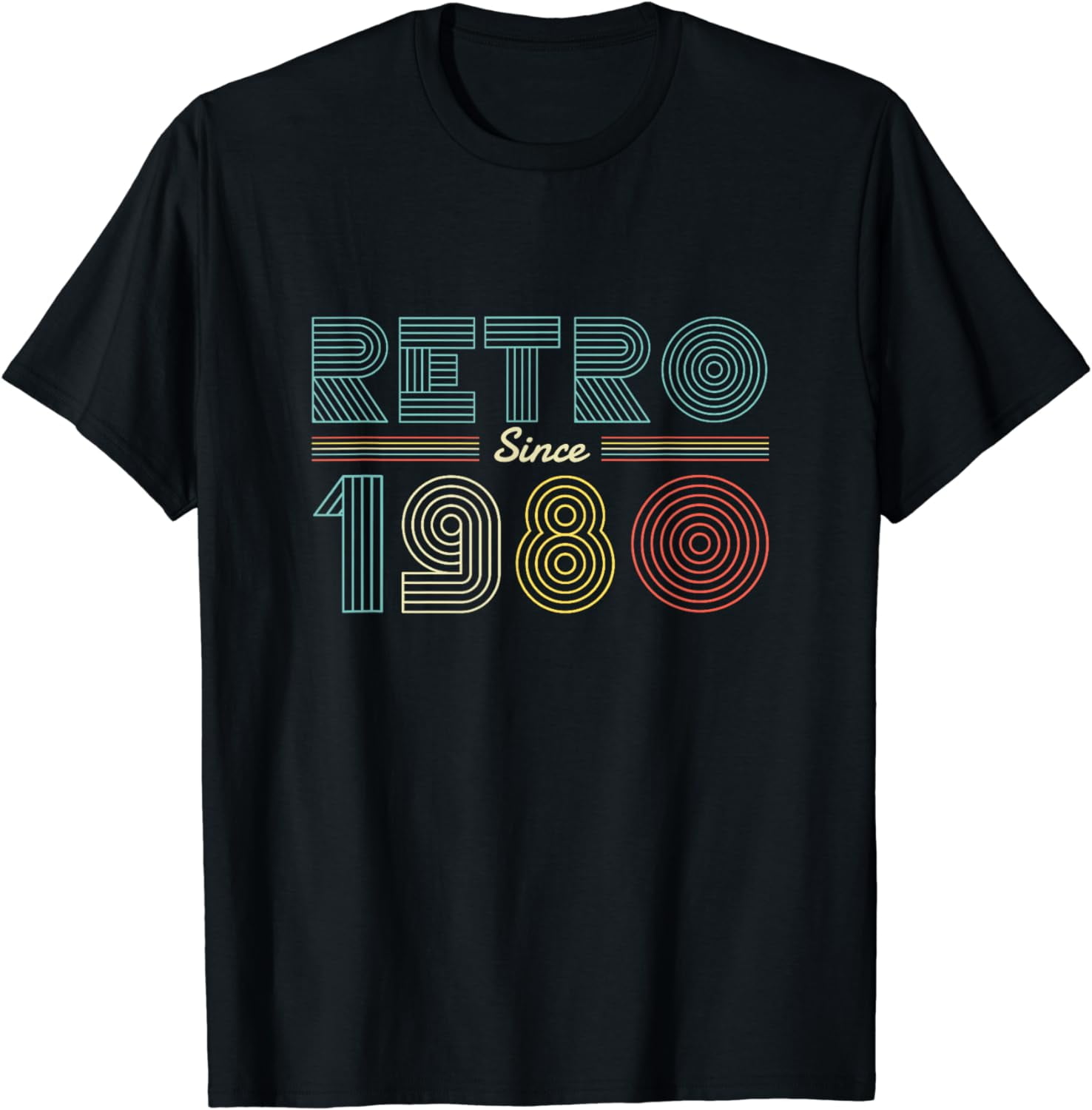 Retro Since 1980 - 80s Birthday Nostalgia T-Shirt - Walmart.com