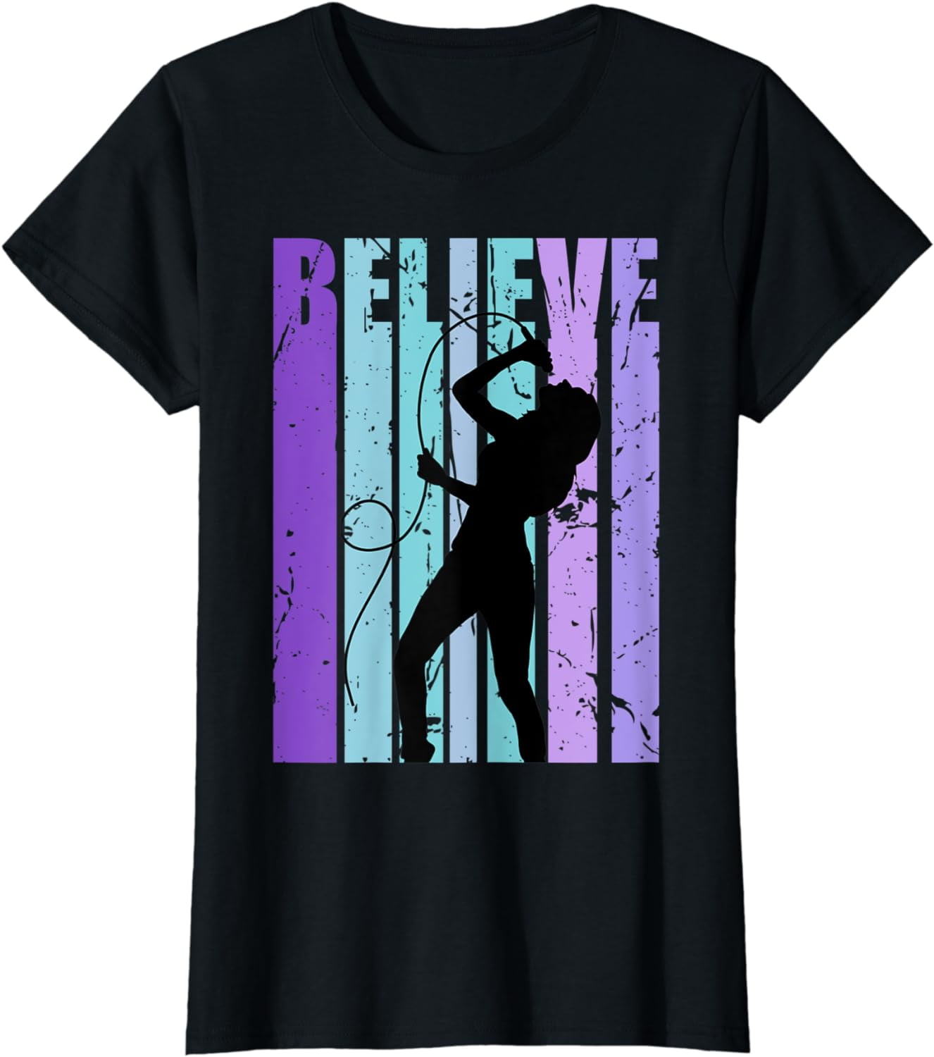 Retro Singer Womens Girls Pop Star Singing Performer Artist T-Shirt ...