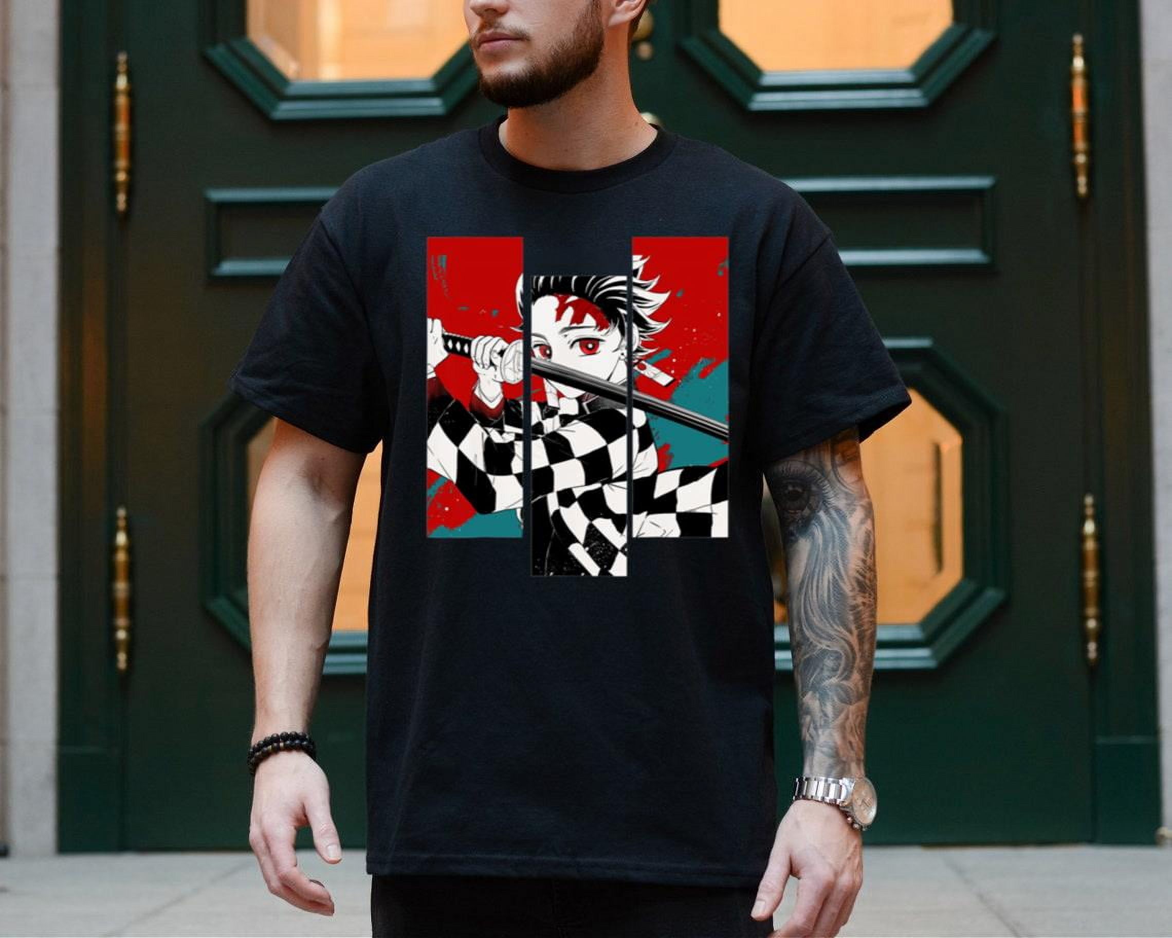 Retro Slayer Demon Anime Arts T-Shirt - Walmart.com