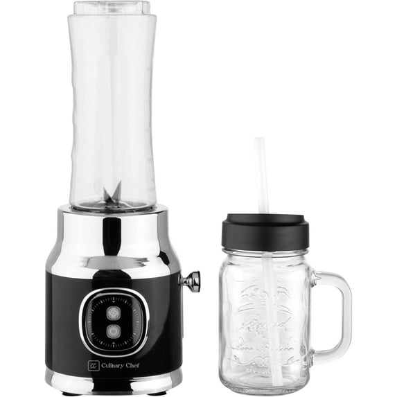 Retro Smoothie Maker Personal Blender with Mason Jar, Perfect for ...