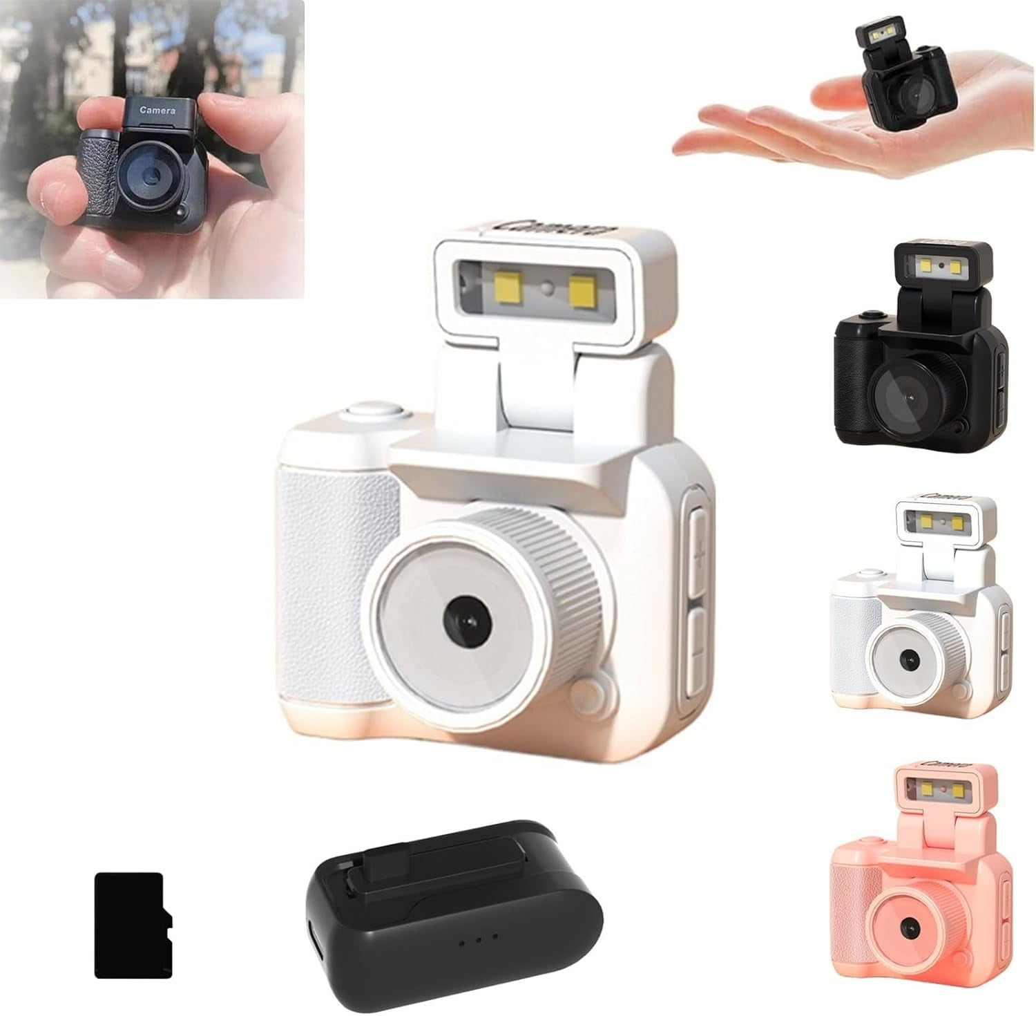 Retro Snap Camera,Mini Vintage Keychain Camera,Digital Camera,Portable ...