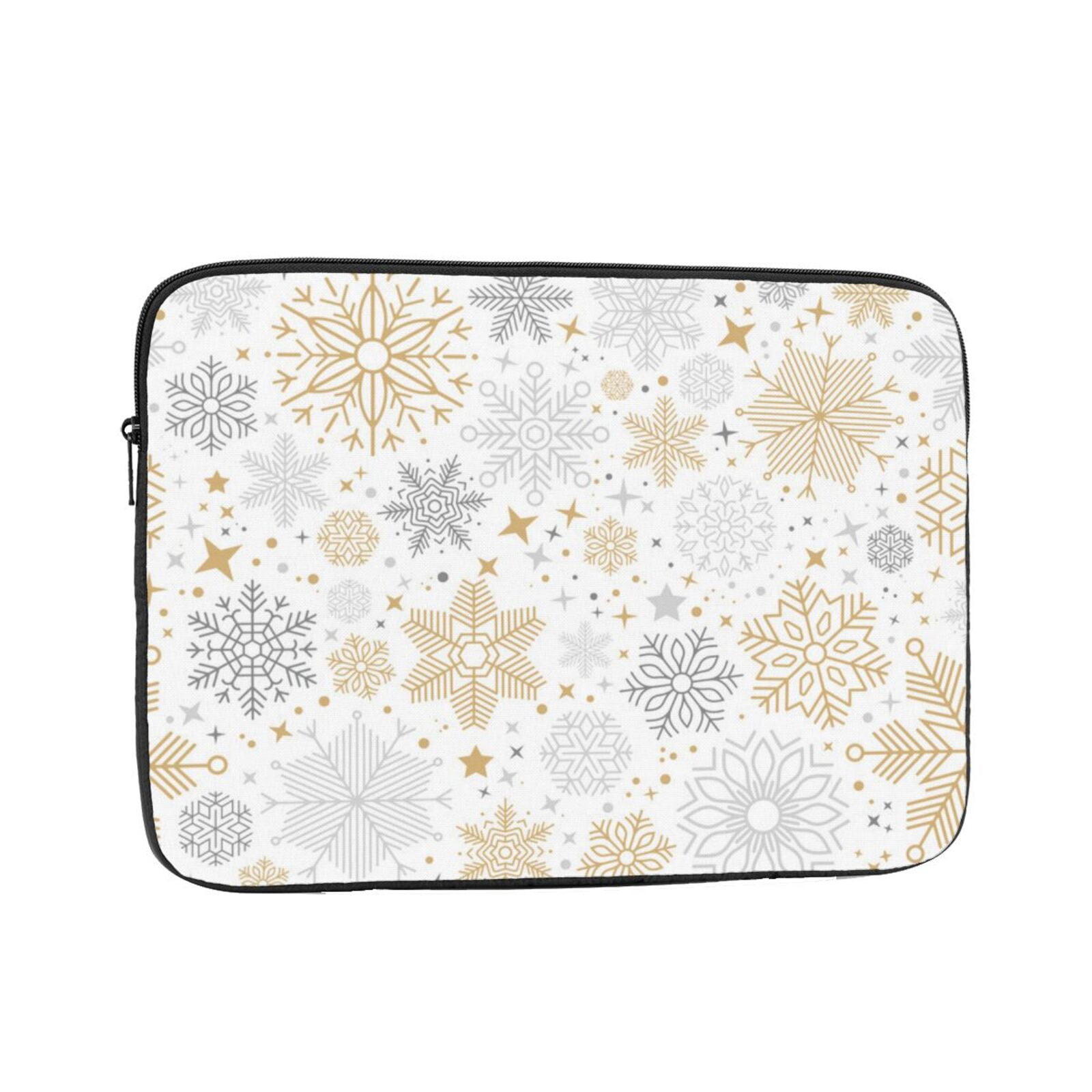 Retro Snowflake Geometric Pattern 13 inch Portable Laptop Sleeve ...