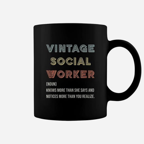 Retro Social Worker Definition Coffee Mug - Walmart.com