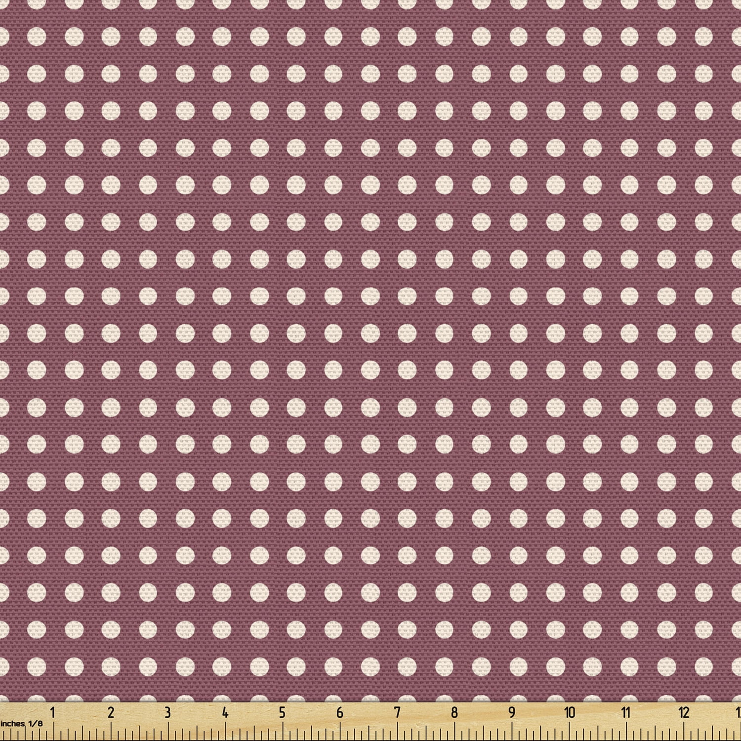 Retro Sofa Upholstery Fabric by the Yard, Continuing Print of Polka ...