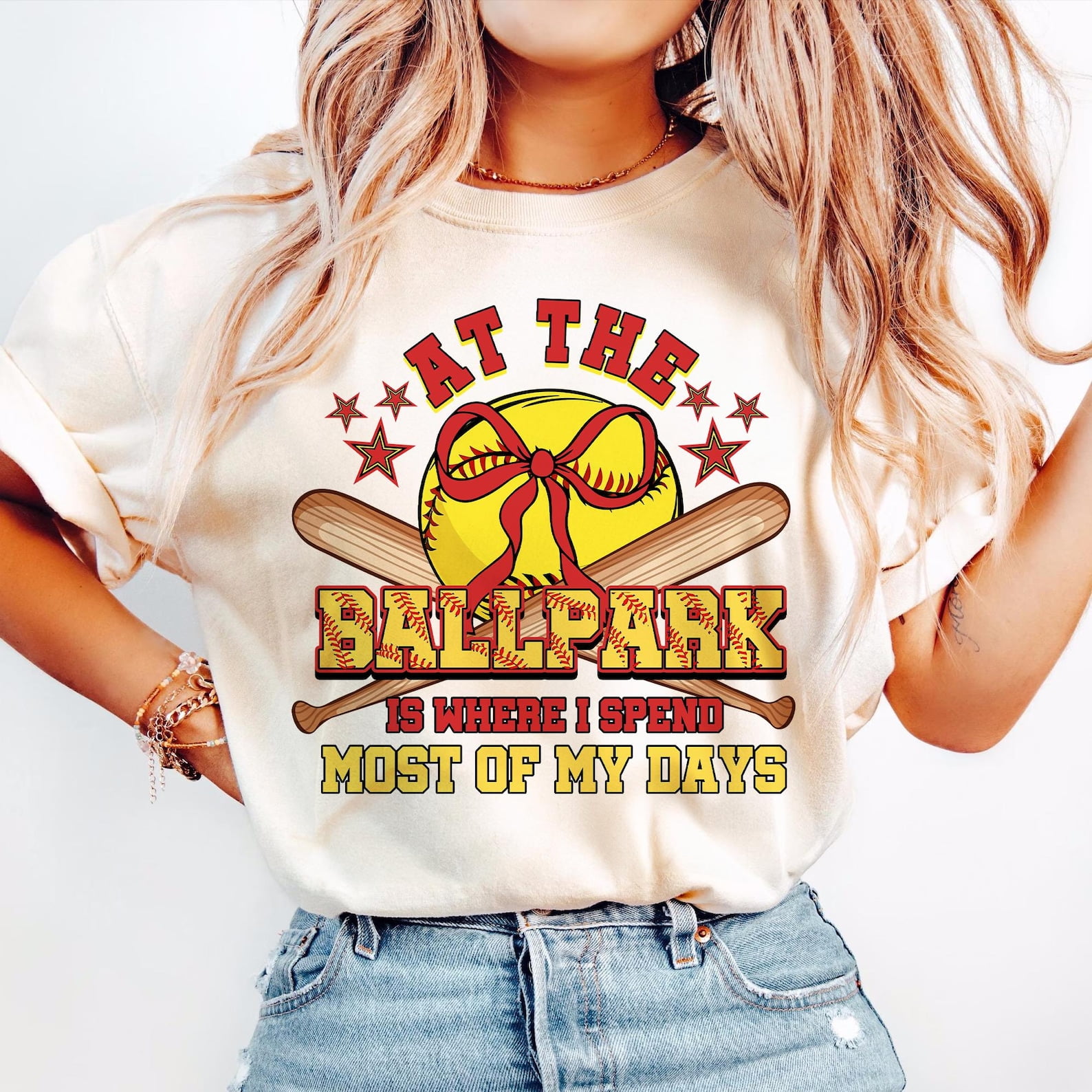 Retro Softball shirt, At the Ballpark shirt, Game Day Softball shirt ...