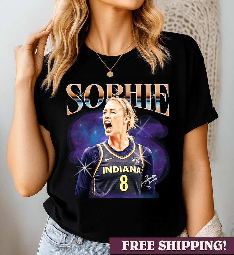 Retro Sophie Cunningham Shirt – Vintage Indiana Fever Graphic Tee ...
