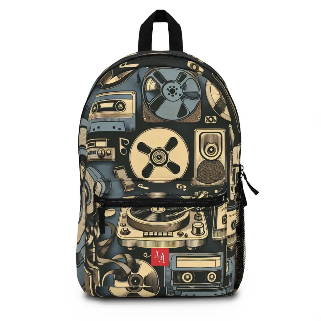 Retro Sound Waves - Backpack - Walmart.com